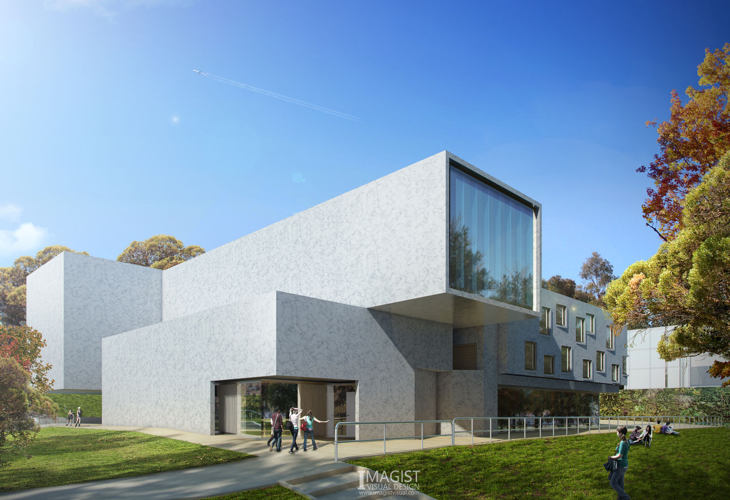 Library rendering by Imagist3D - Architizer