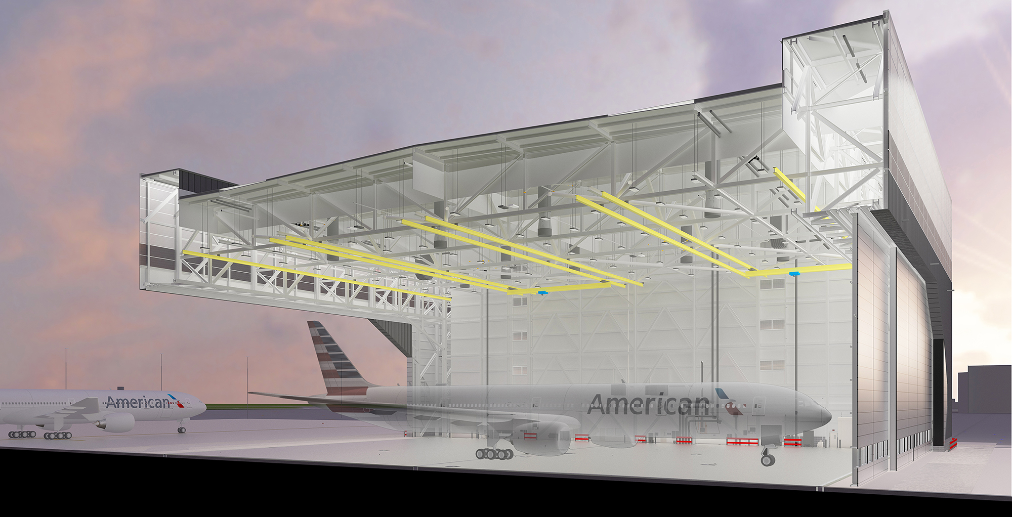 American Airlines Hangar 2 by Ghafari Associates - Architizer