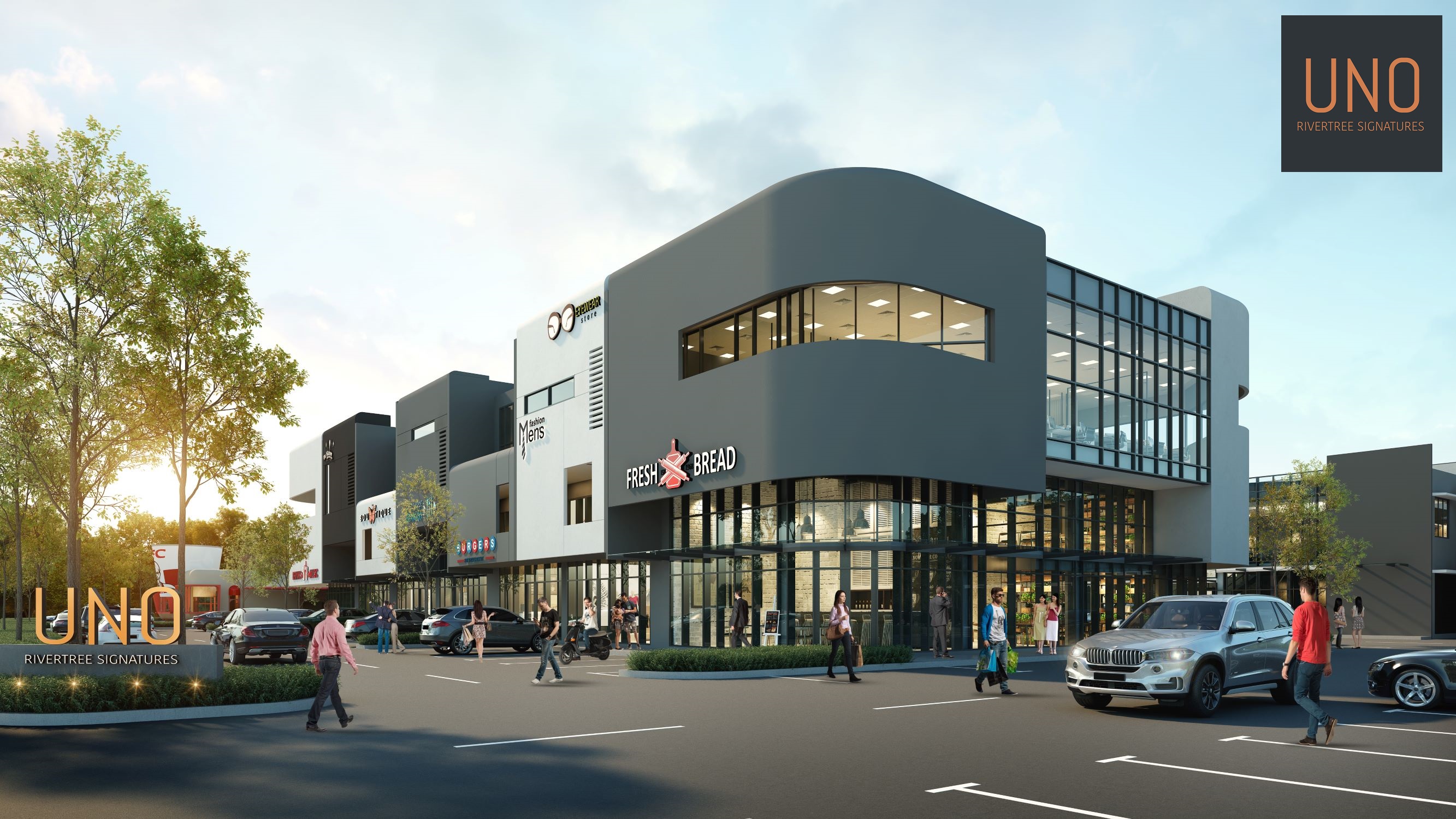 UNO Retail Shop & KFC Drive-Thru by O2 Design Atelier - Architizer