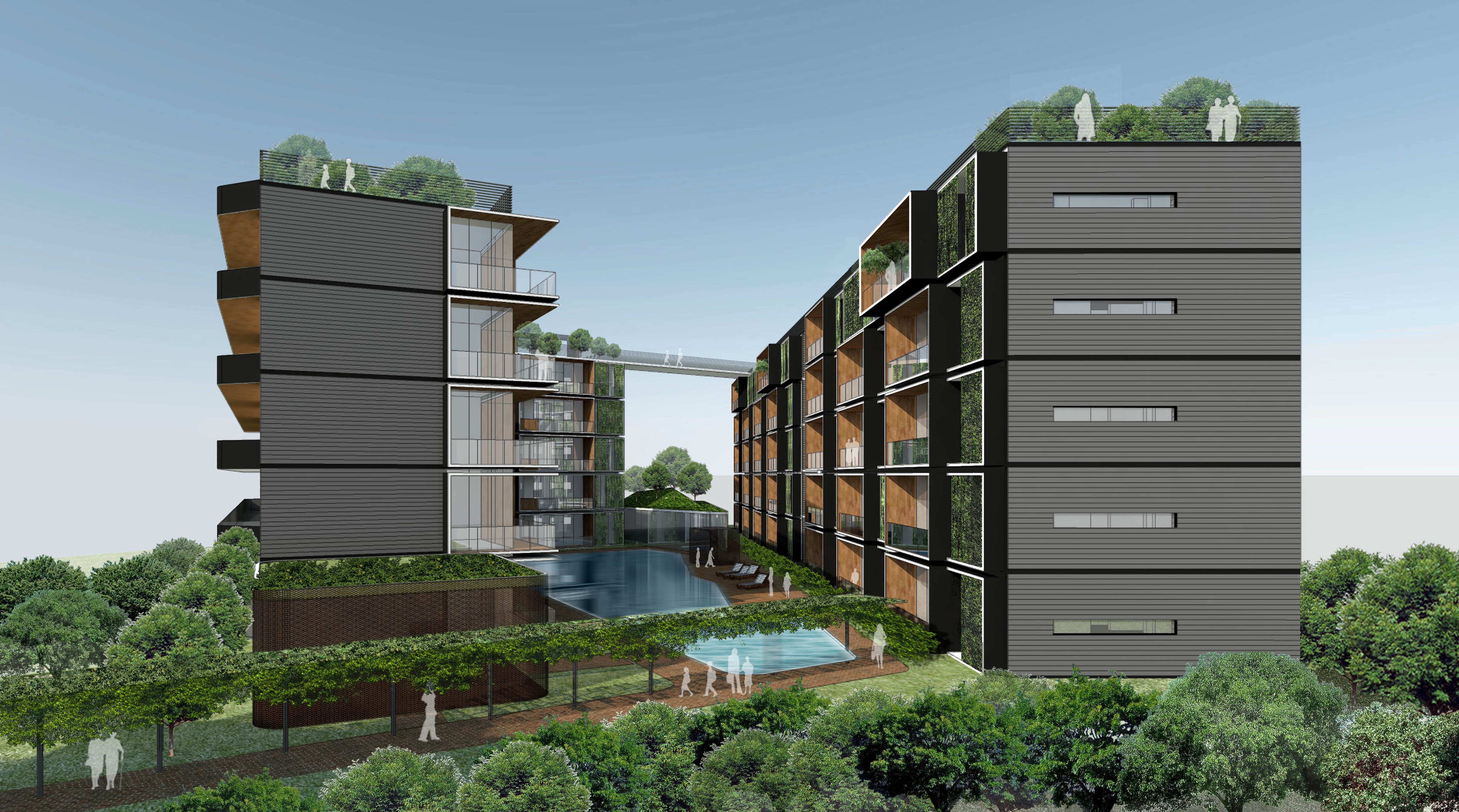 Kayu Ara Townhouse by O2 Design Atelier - Architizer