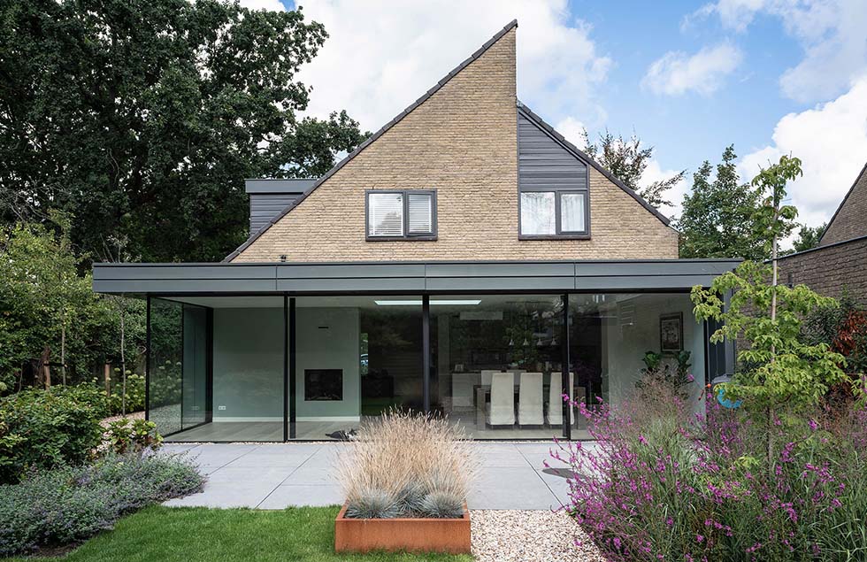 Modern extension for a 70s villa by Nugter Architectuur - Architizer