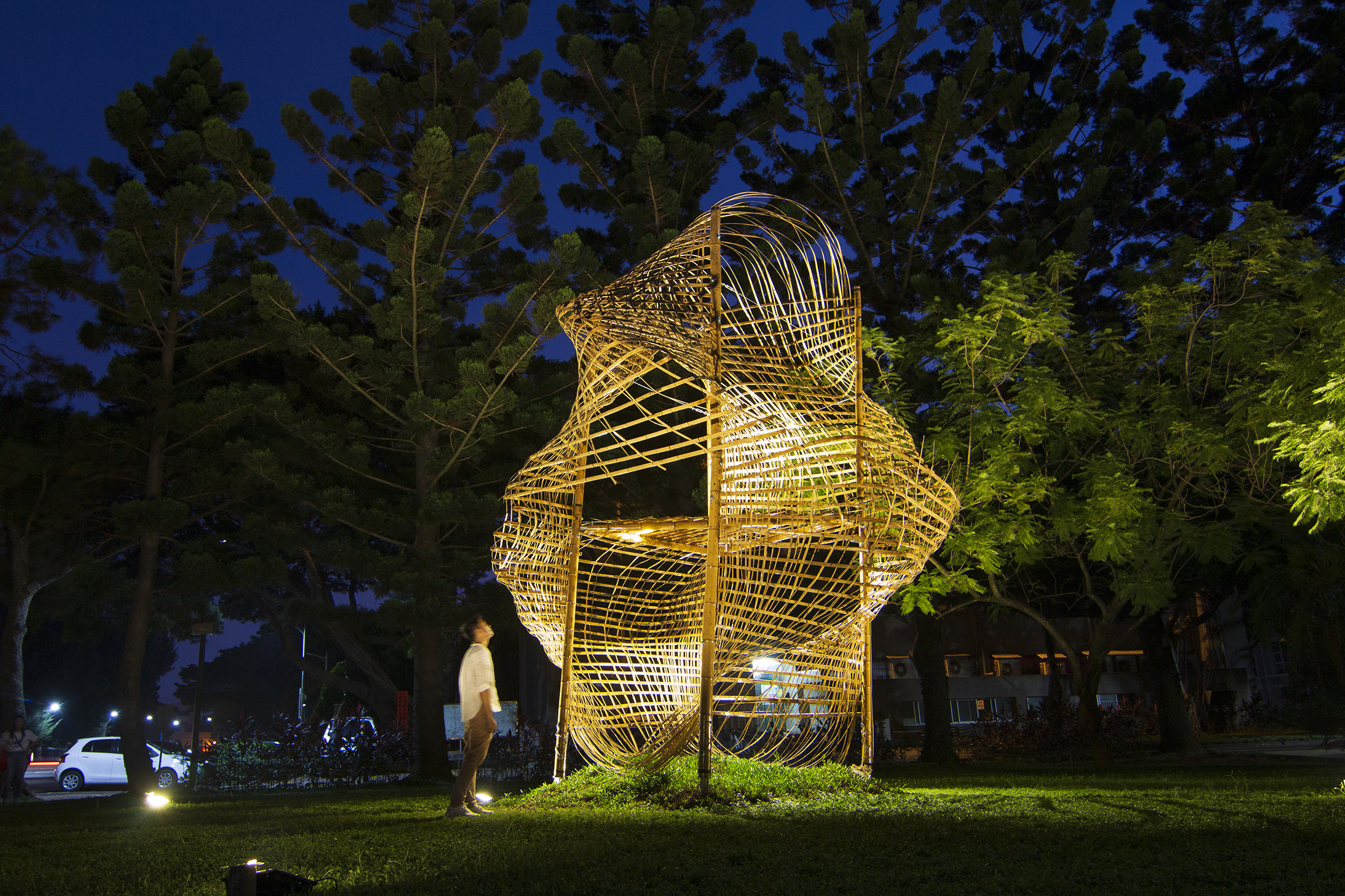 Connect / Digital Bamboo Pavilion by STUDIO A-light - Architizer