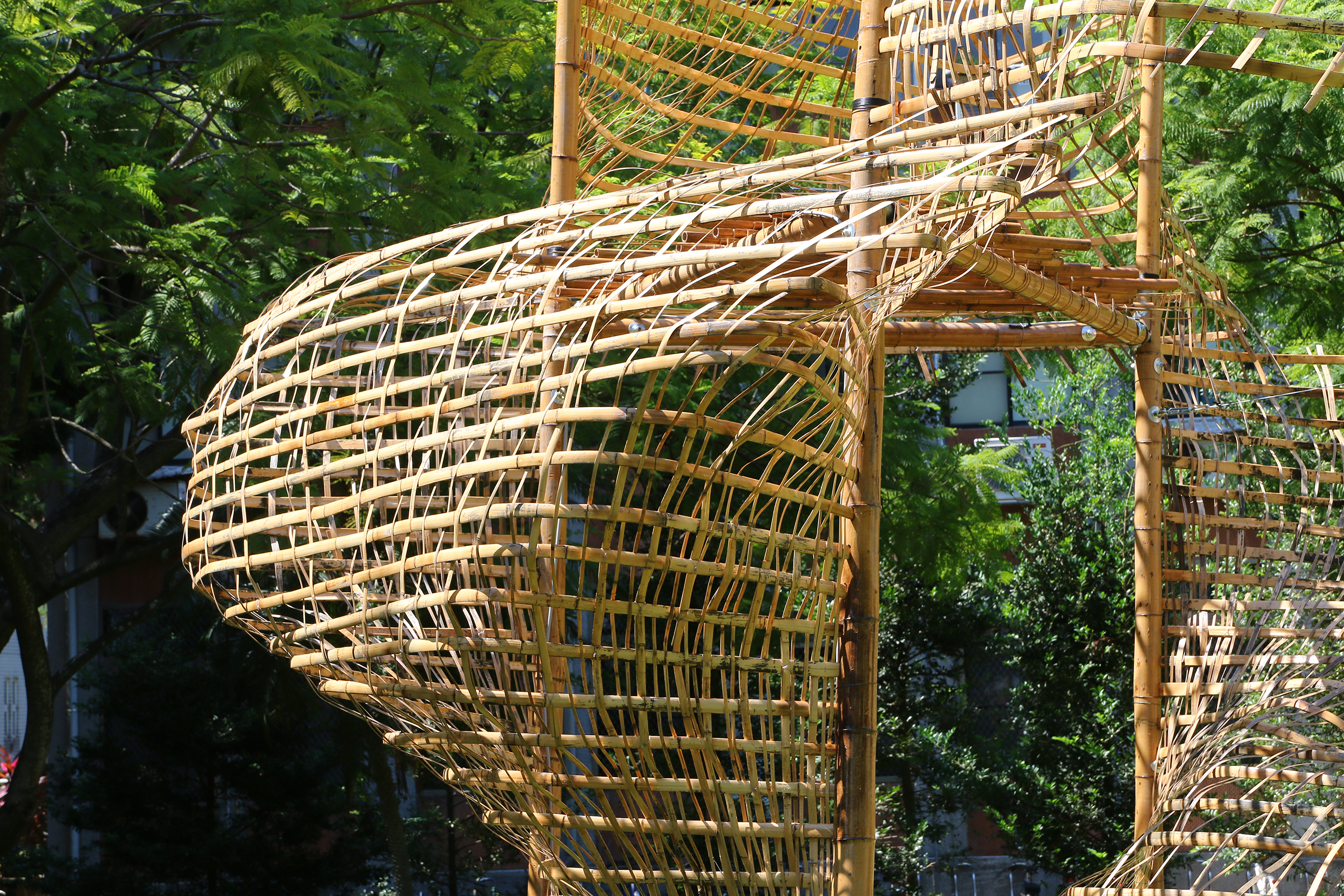 Connect / Digital Bamboo Pavilion by STUDIO A-light - Architizer