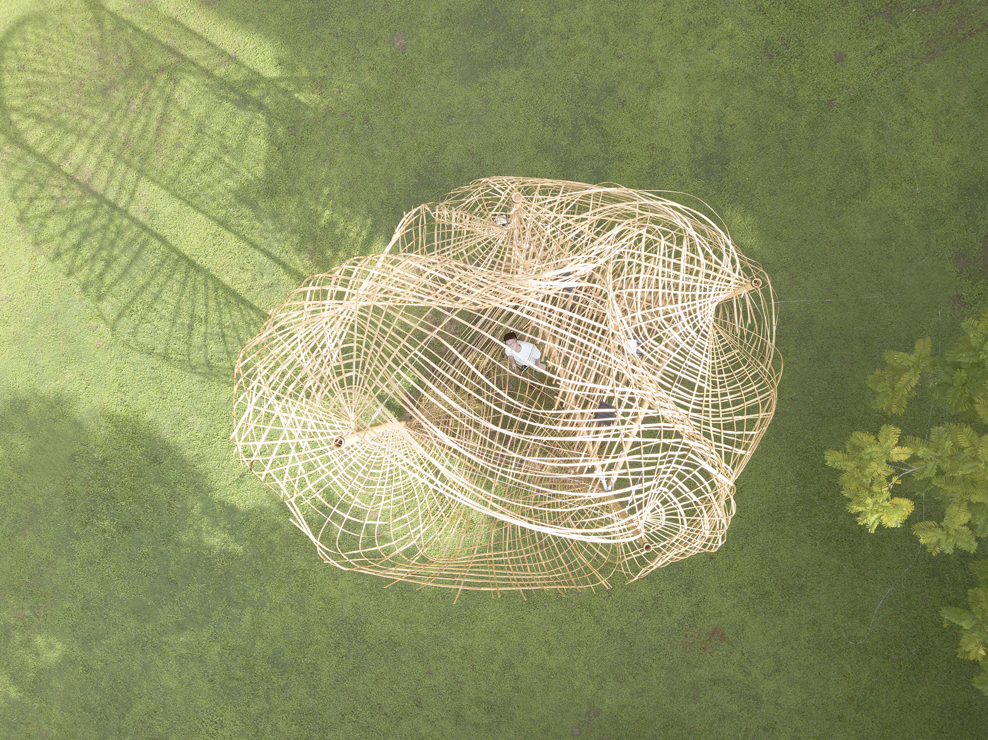 Connect / Digital Bamboo Pavilion by STUDIO A-light - Architizer