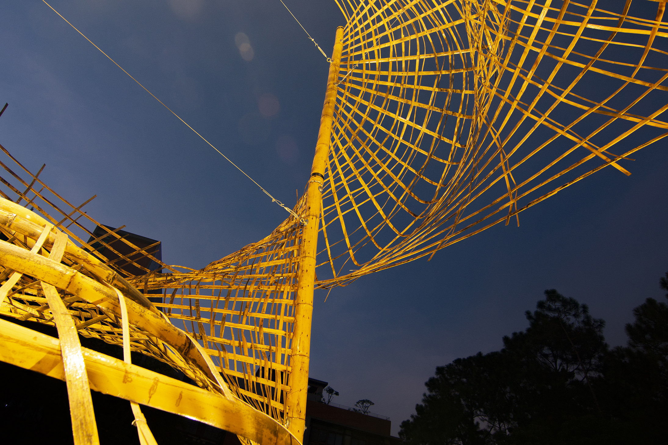 Connect / Digital Bamboo Pavilion by STUDIO A-light - Architizer