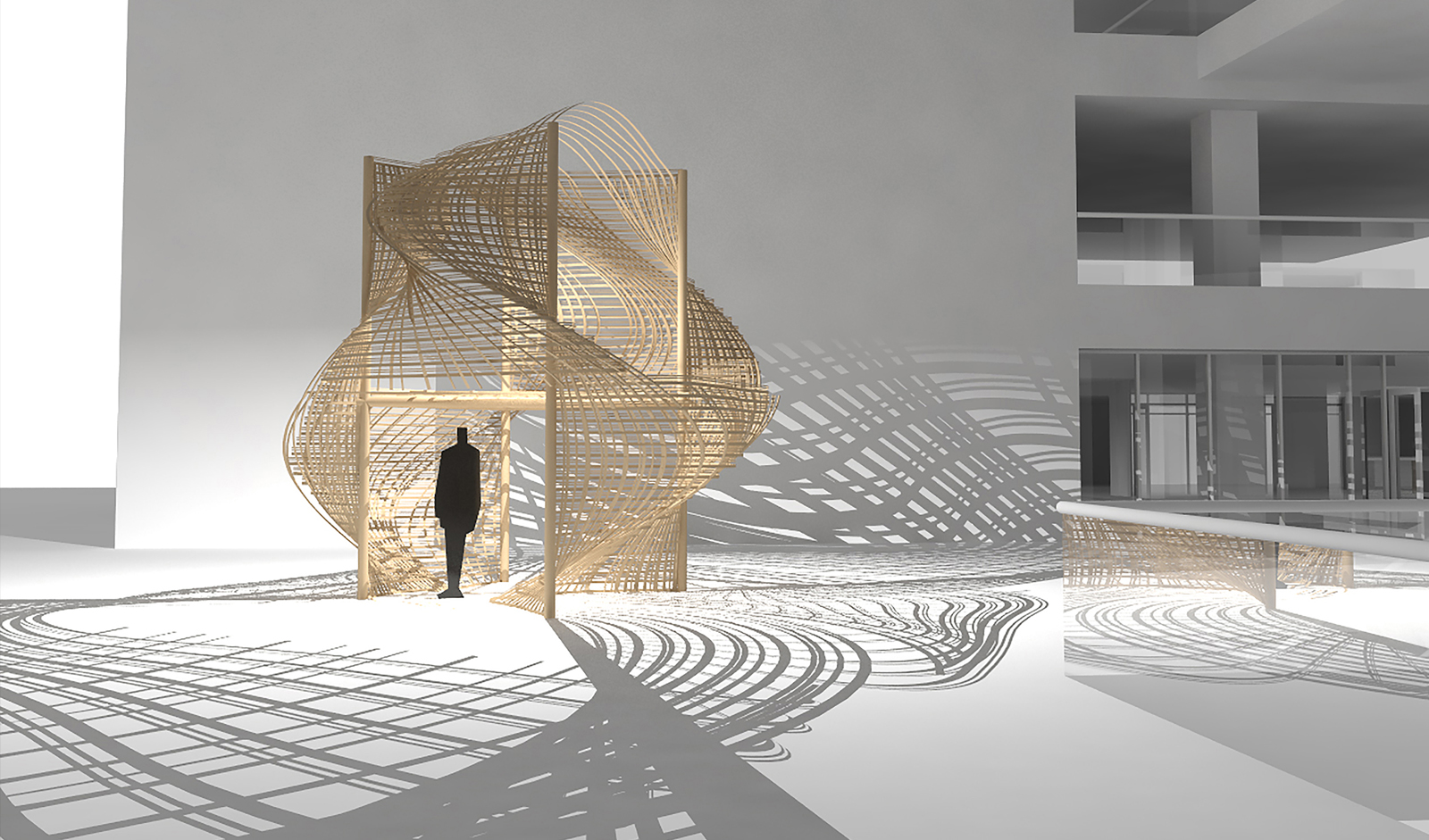 Connect / Digital Bamboo Pavilion by STUDIO A-light - Architizer