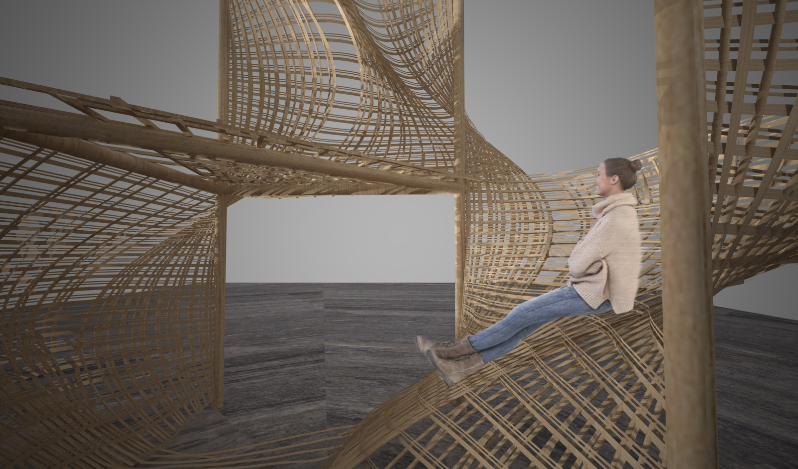 Connect / Digital Bamboo Pavilion by STUDIO A-light - Architizer