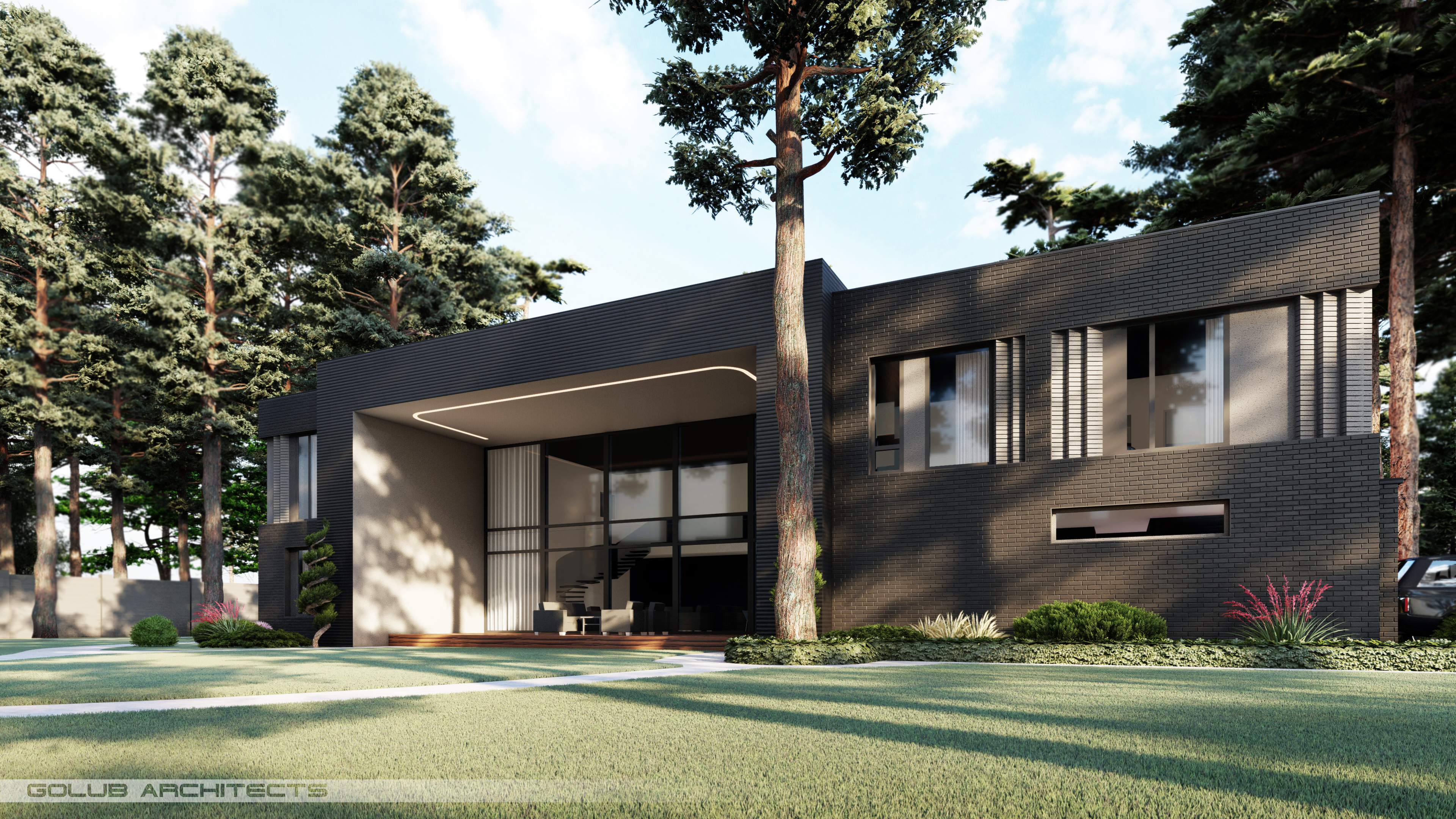 Strut House by Golub Architects - Architizer