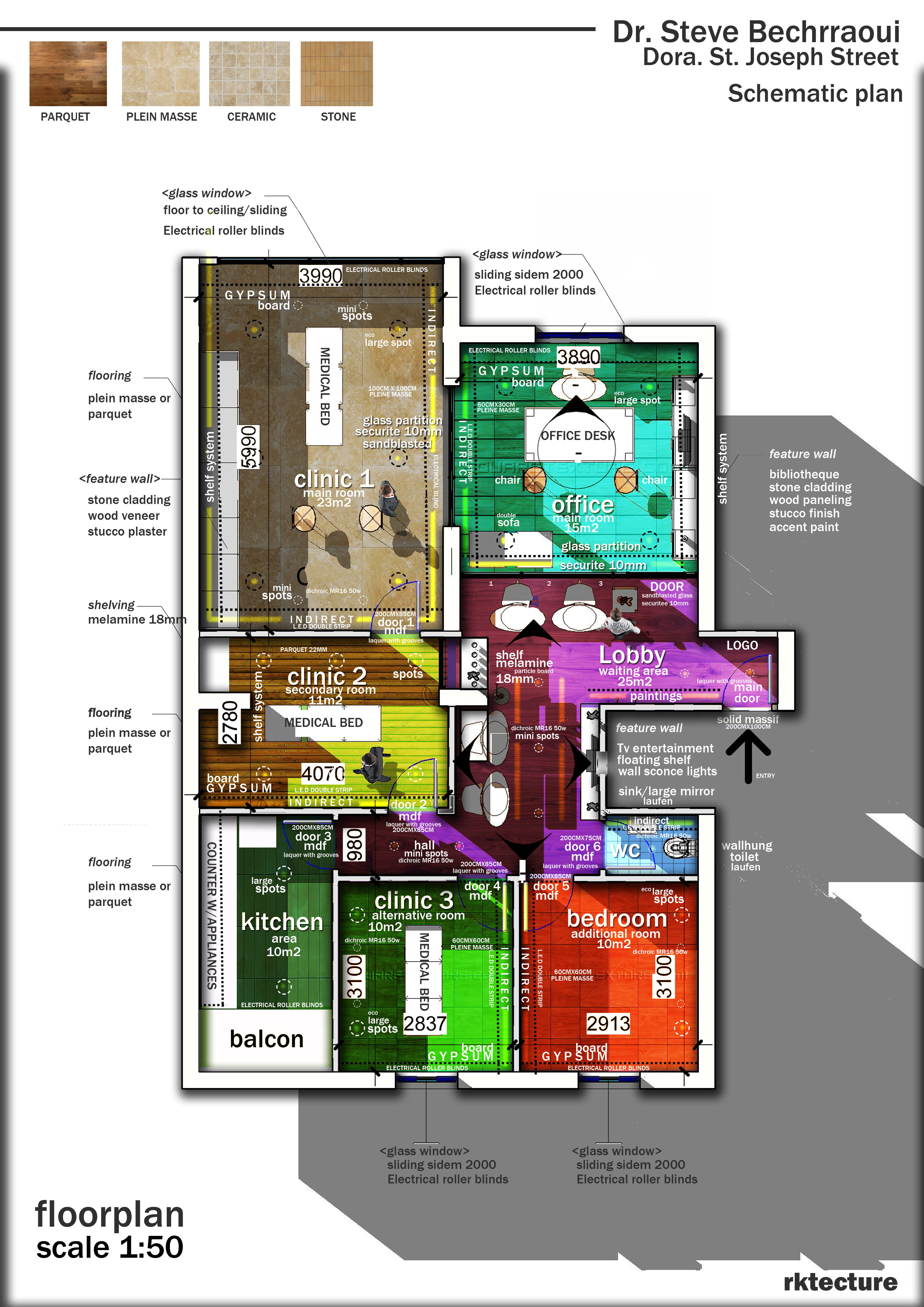 Project Clinic A by rktecture-Architecture,Art, & Interior Design ...