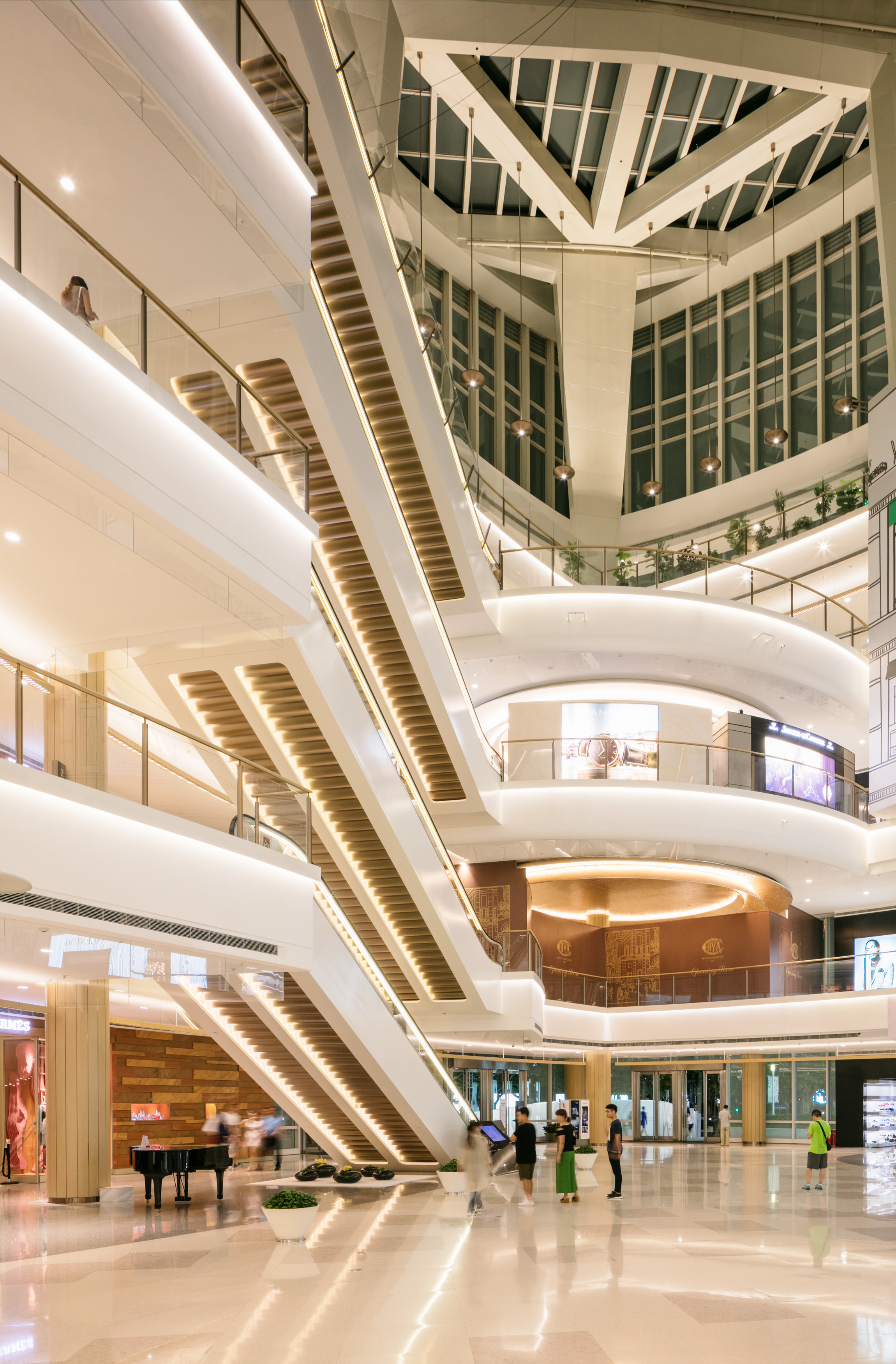 Plaza 66 Interiors by KPF (Kohn Pedersen Fox) - Architizer