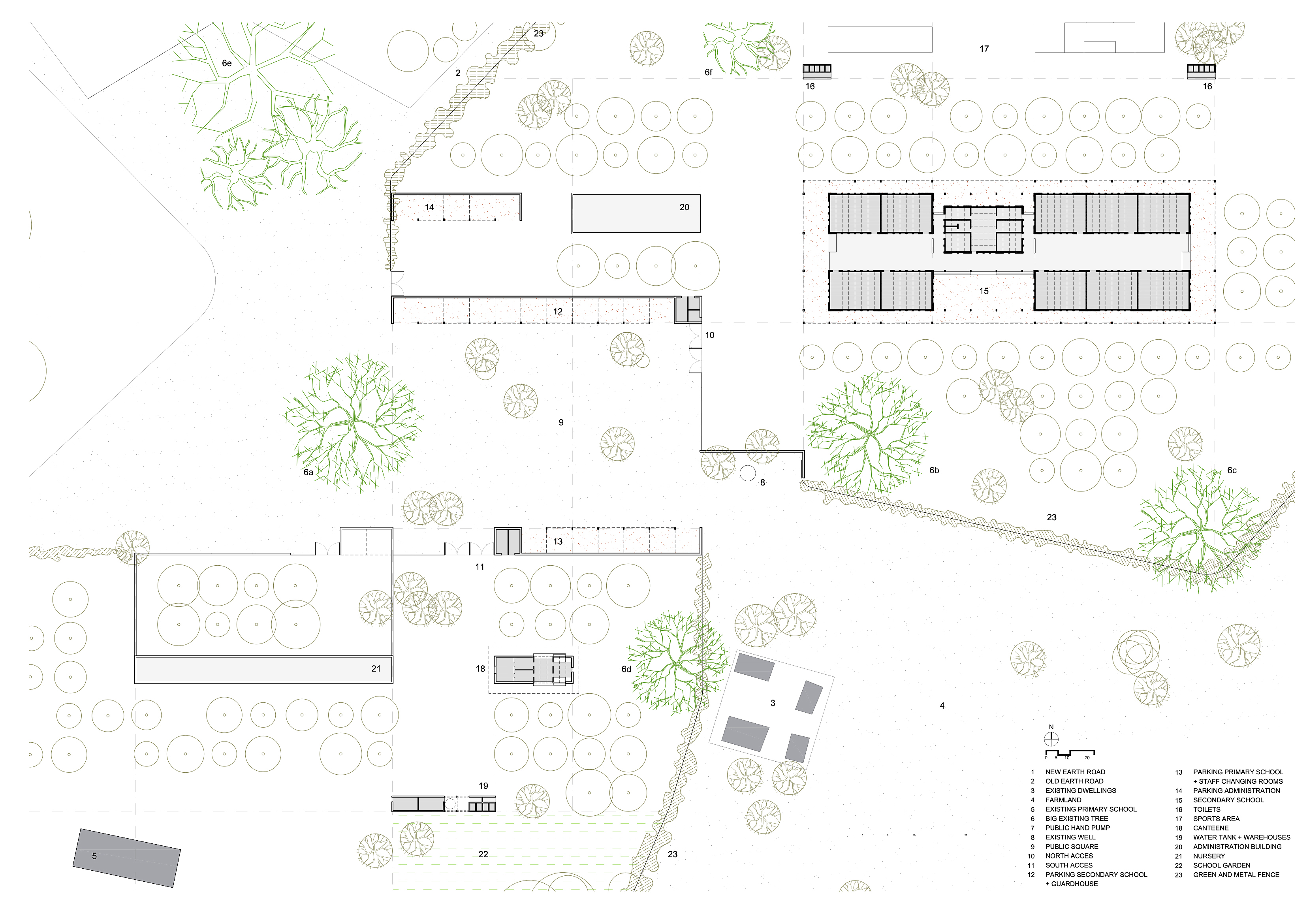 Idea 3142594: SECONDARY SCHOOL AND AUXILIARY BUILDINGS OF BANGRE VEENEM ...