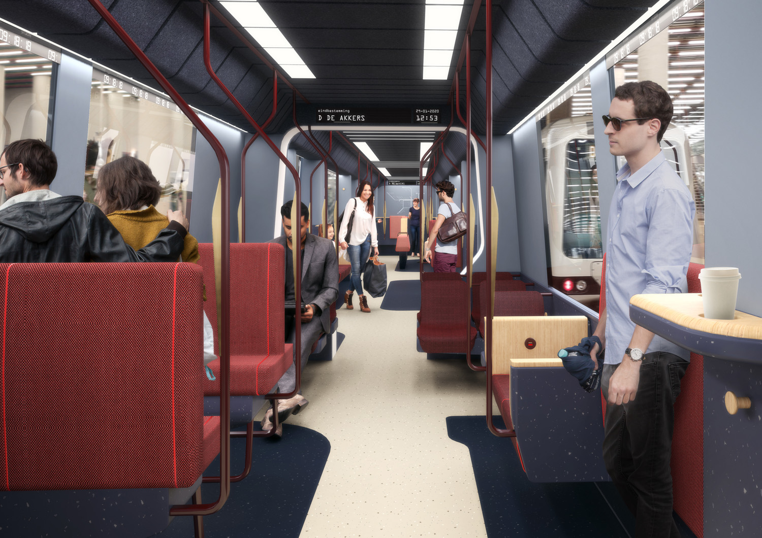 RET Metro Interior by Mecanoo - Architizer