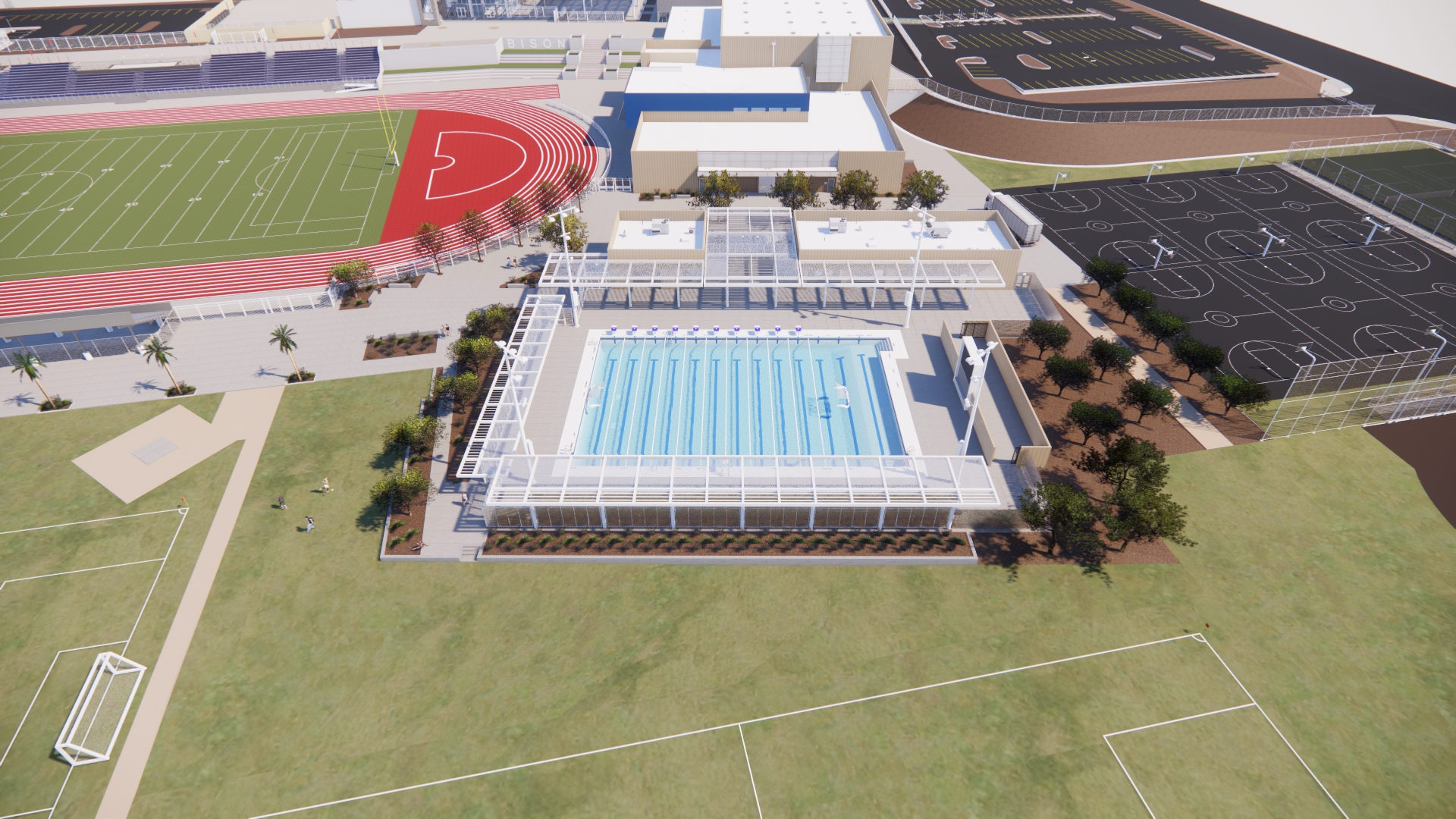 Liberty HS Aquatic Center by BakerNowicki Design Studio - Architizer