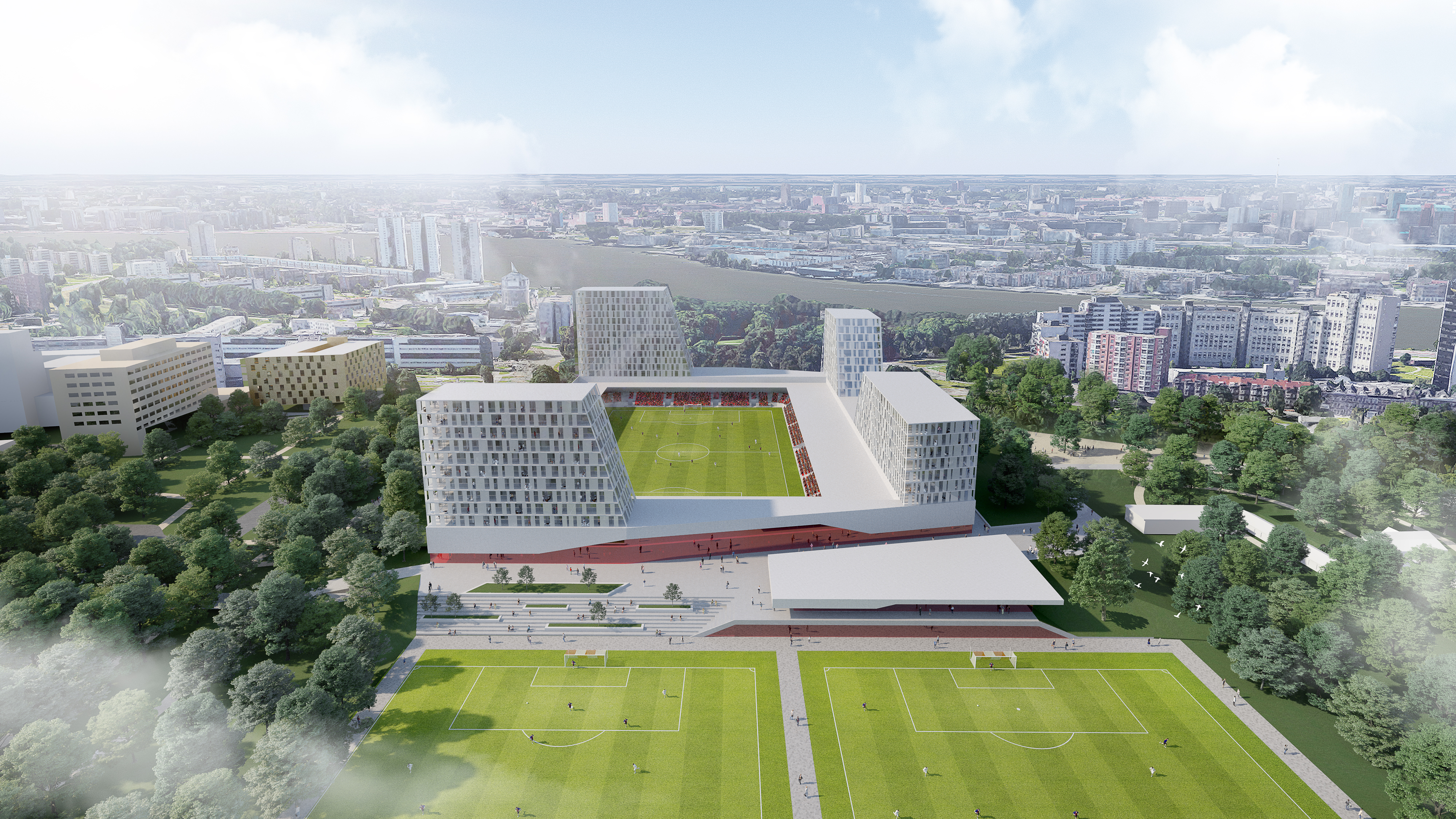 Excelsior Stadium Rotterdam by MoederscheimMoonen Architects - Architizer