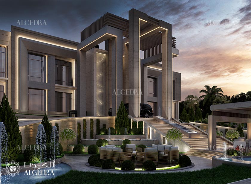 Luxury modern villa design in Dubai by ALGEDRA design - Architizer