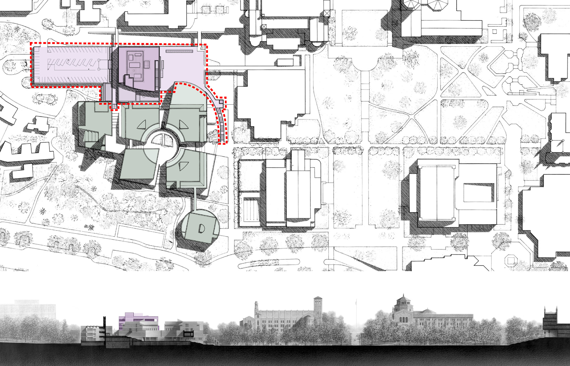 Marion Anderson Hall, UCLA Anderson School of Management by Pei Cobb ...