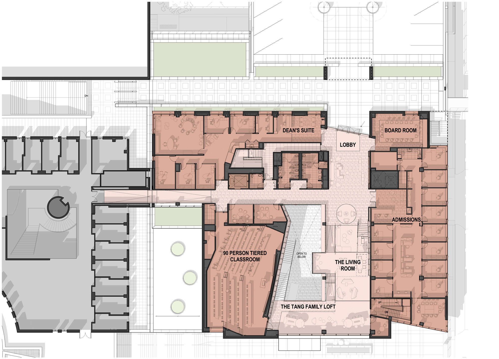 Marion Anderson Hall, UCLA Anderson School of Management by Pei Cobb ...