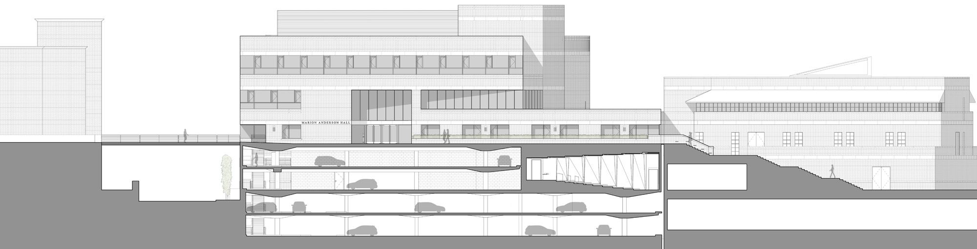 Marion Anderson Hall, UCLA Anderson School of Management by Pei Cobb ...