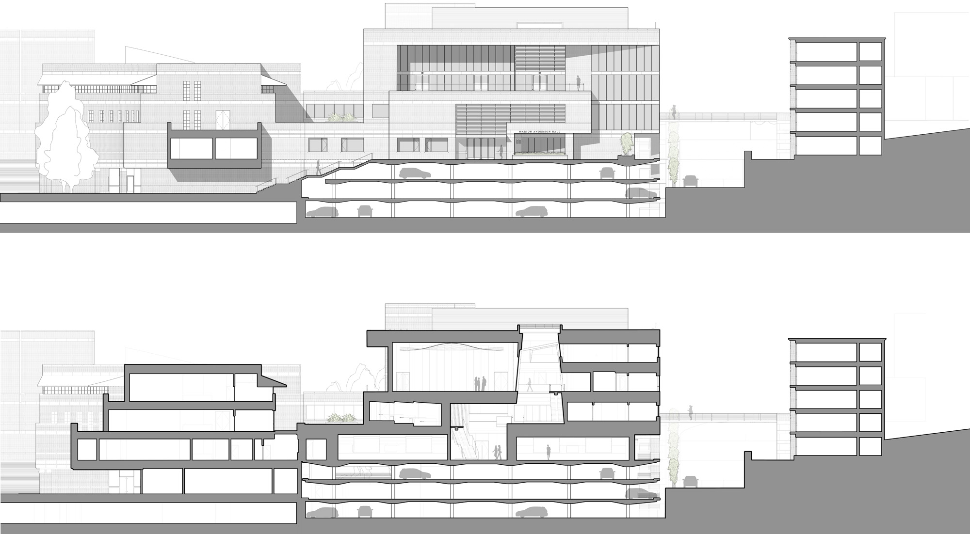 Marion Anderson Hall, UCLA Anderson School of Management by Pei Cobb ...