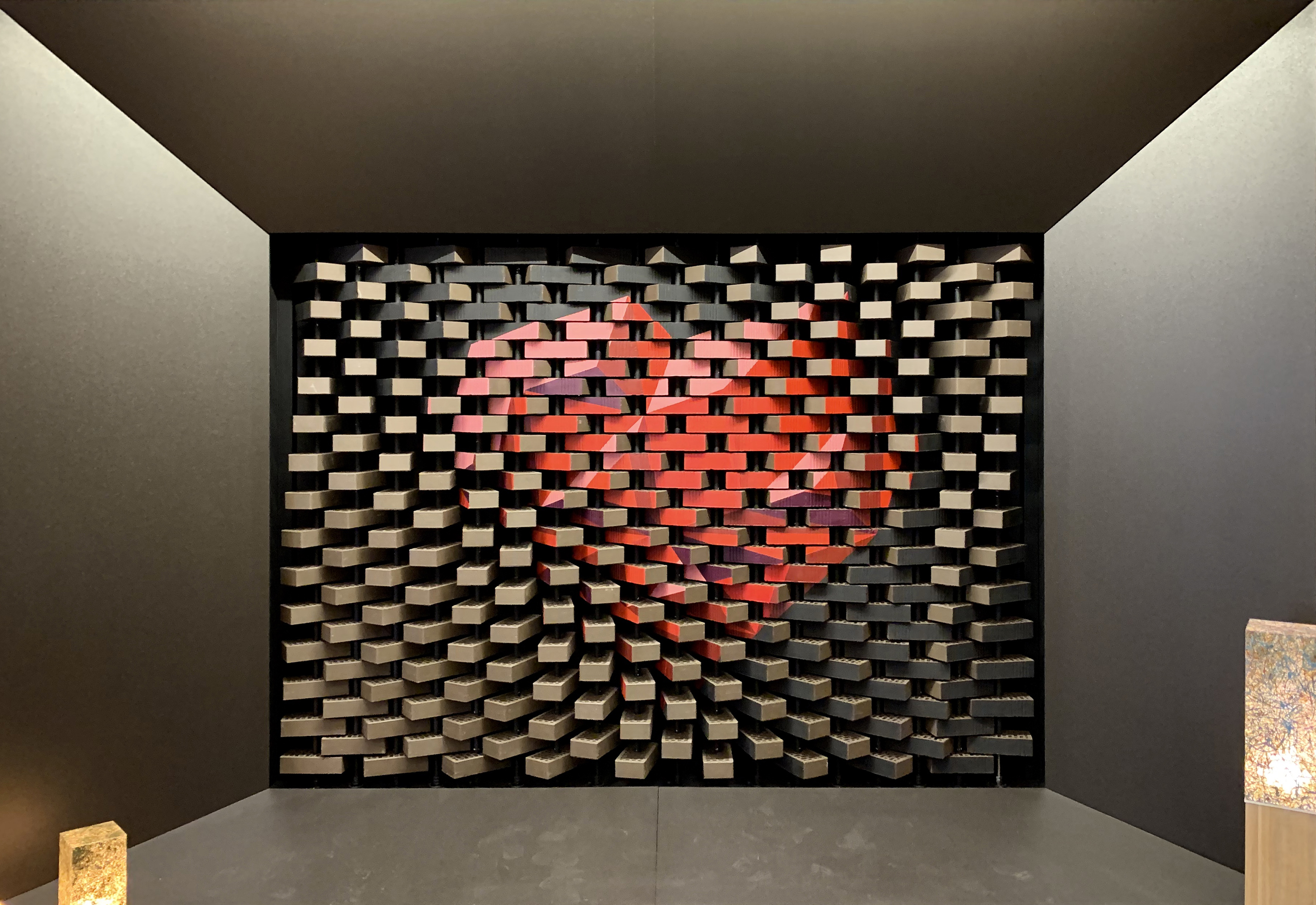 Dynamic wall, kinetic art installation by Architime - Architizer