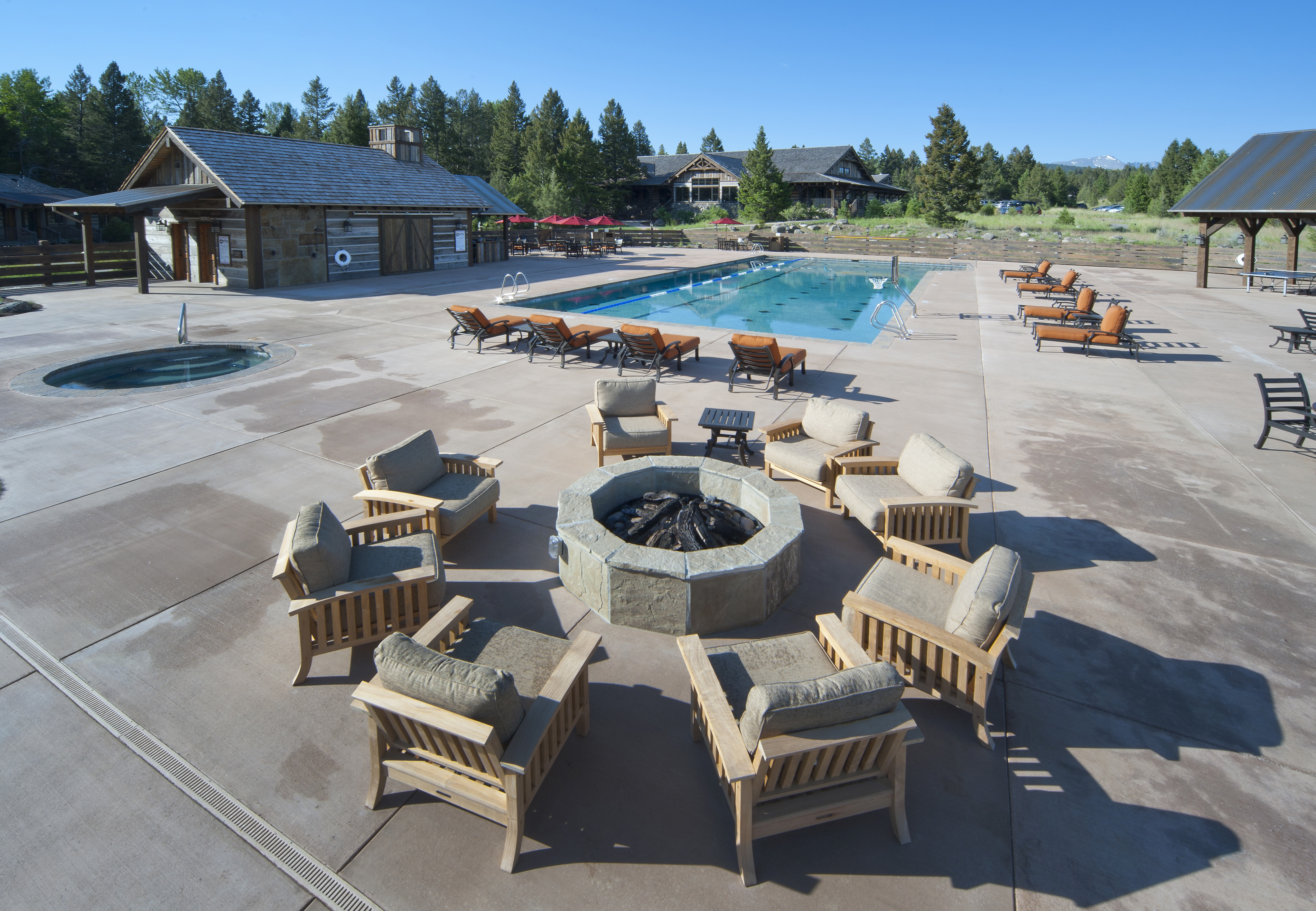 Rock Creek Cattle Company - Pool and Game Barn Complex by Cushing ...