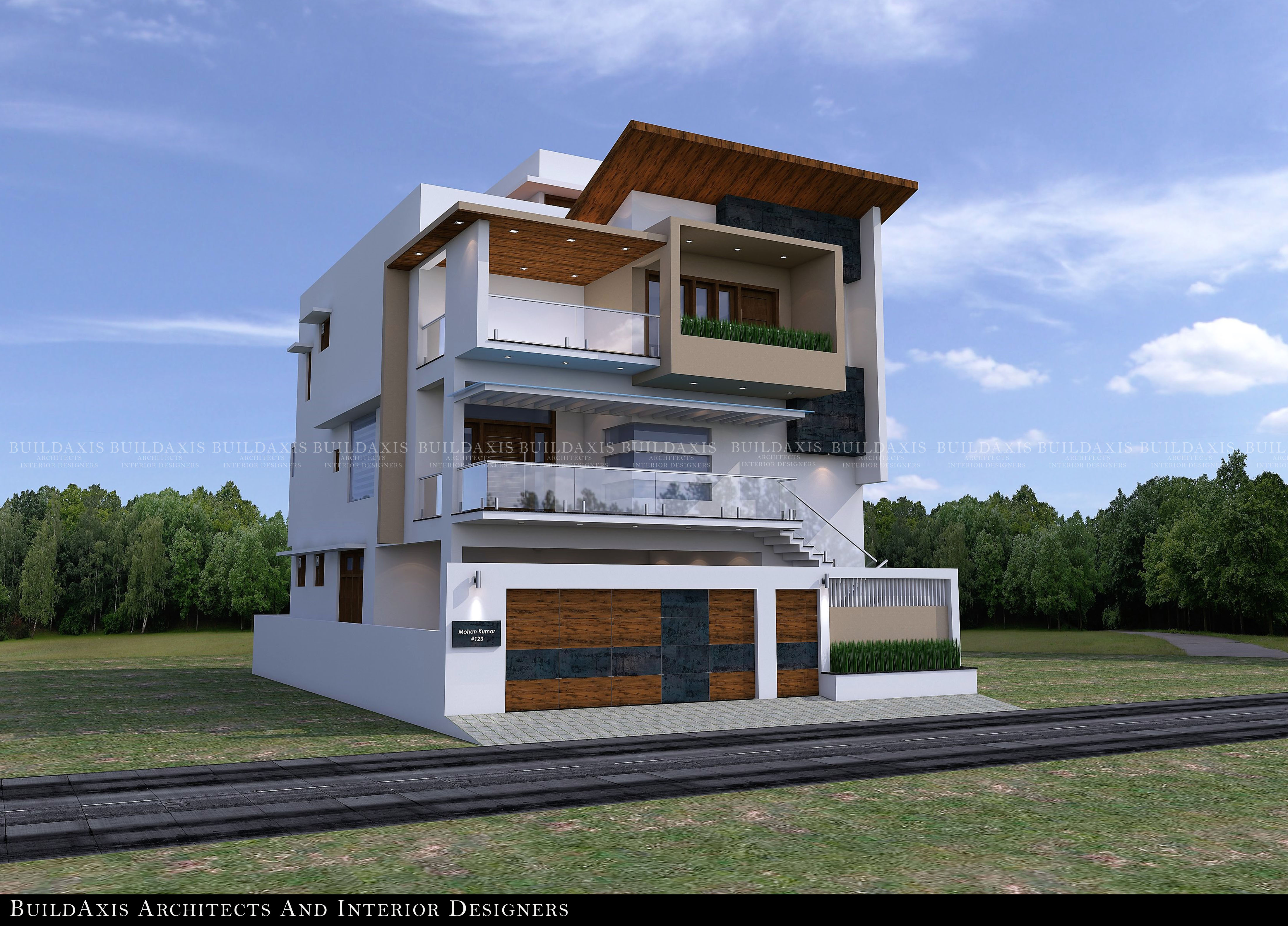 Duplex House by BuildAxis Architects & Interior Designers - Architizer
