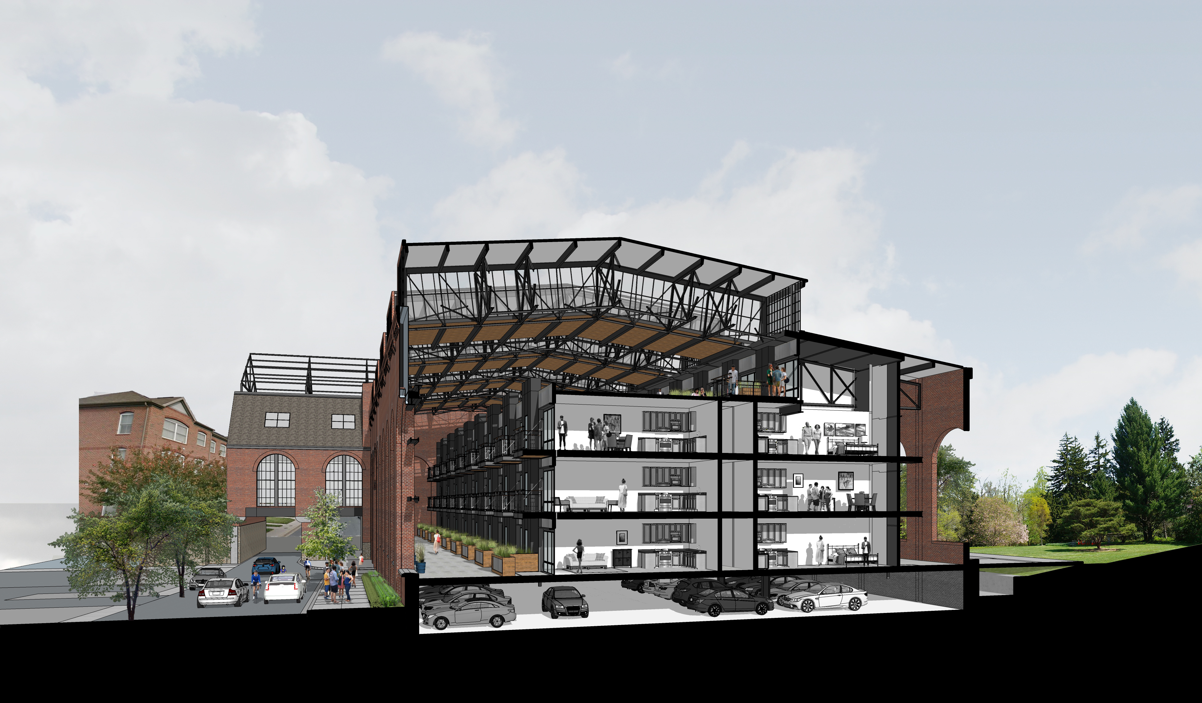 Tractor Building at Clipper Mill by BCT Design Group - Architizer