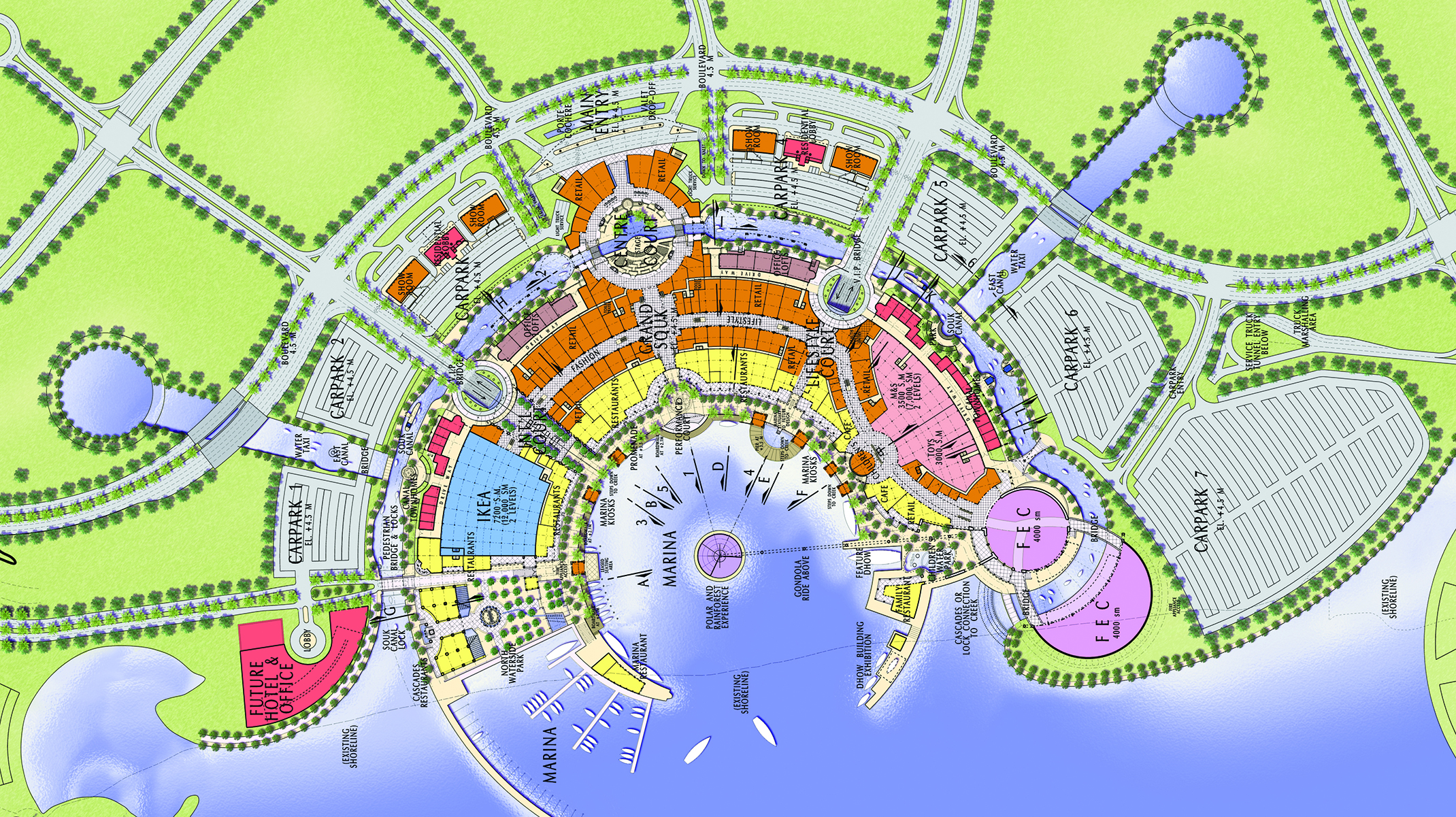 Dubai Festival City by BCT Design Group - Architizer