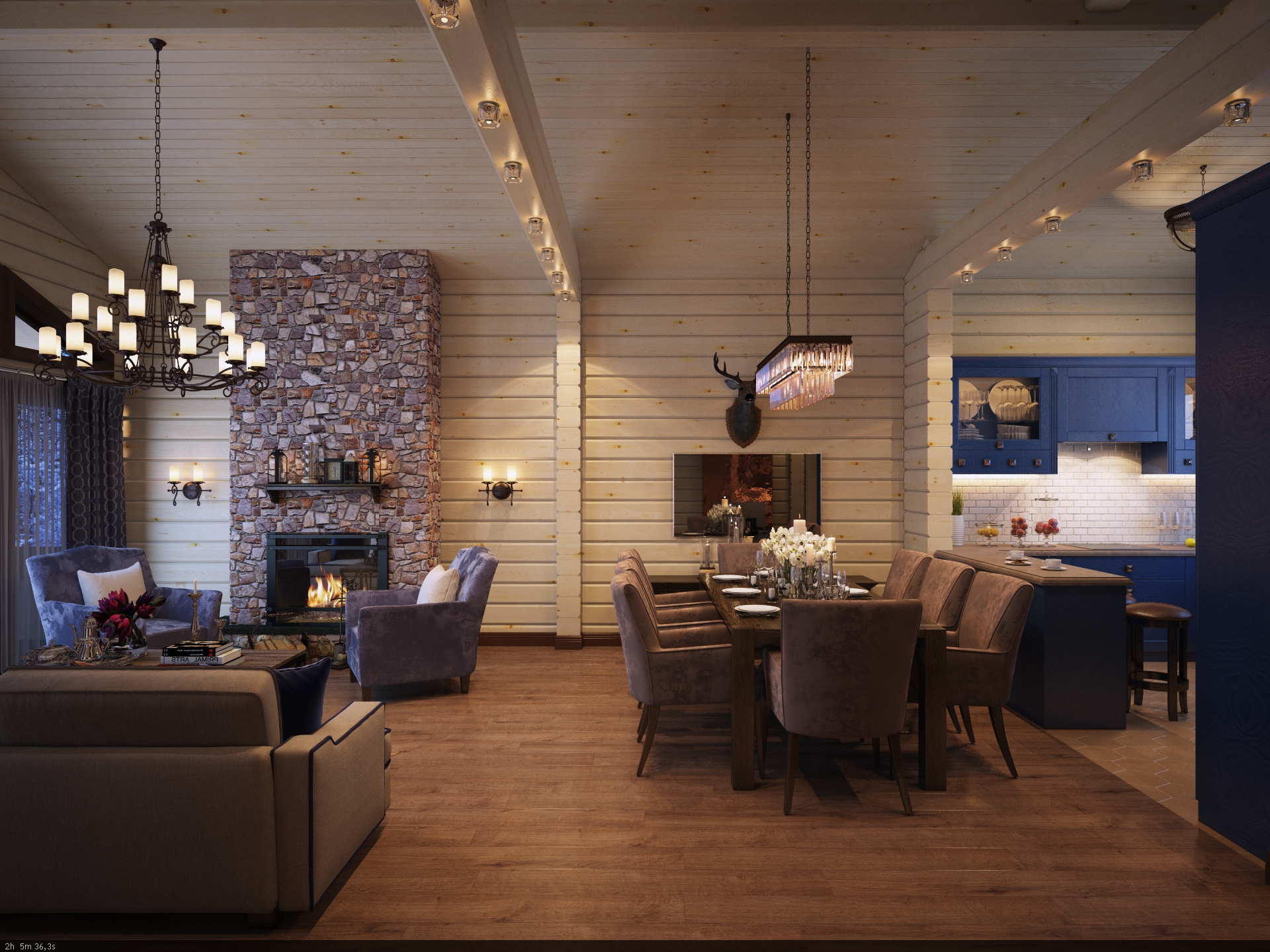 Contemporary Country House Interior by archviz-studio - Architizer
