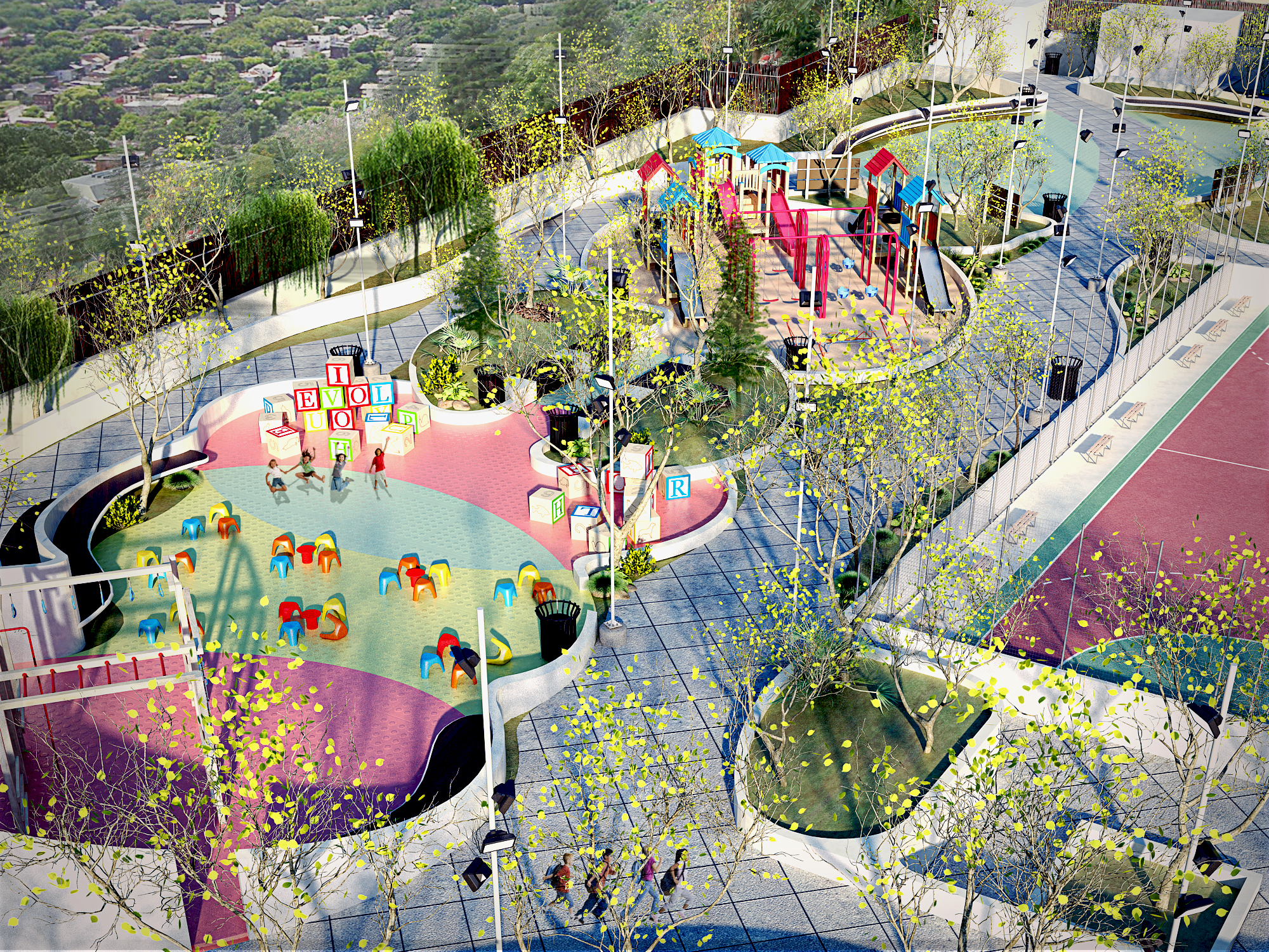 GAM PUBLIC NEIGHBORHOOD PARK (Abu Alanda) by Bitar Consultants ...