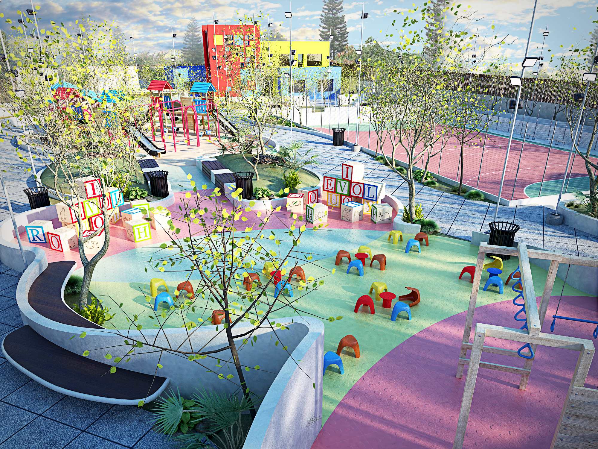 GAM PUBLIC NEIGHBORHOOD PARK (Abu Alanda) by Bitar Consultants ...