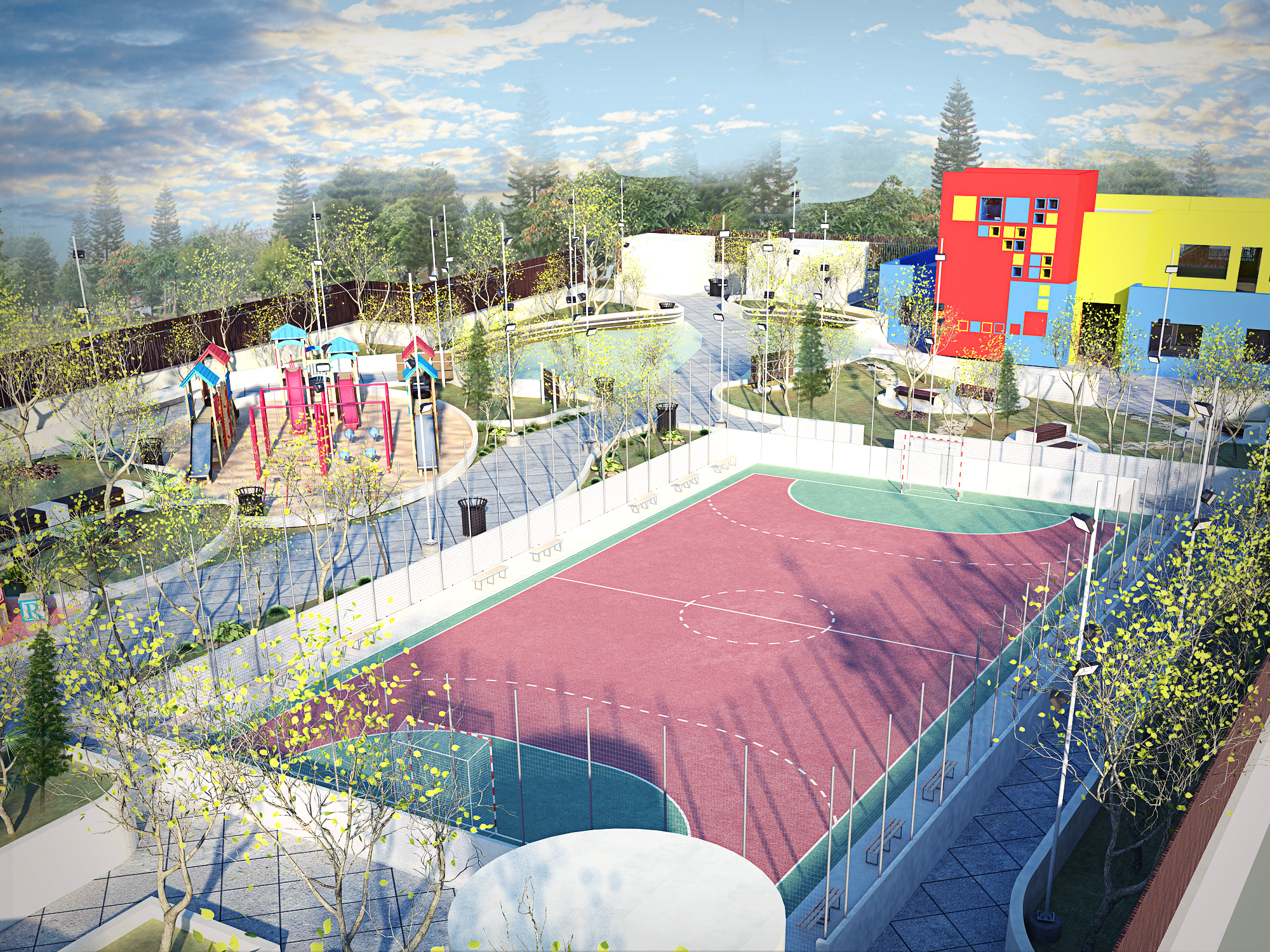 GAM PUBLIC NEIGHBORHOOD PARK (Abu Alanda) by Bitar Consultants ...