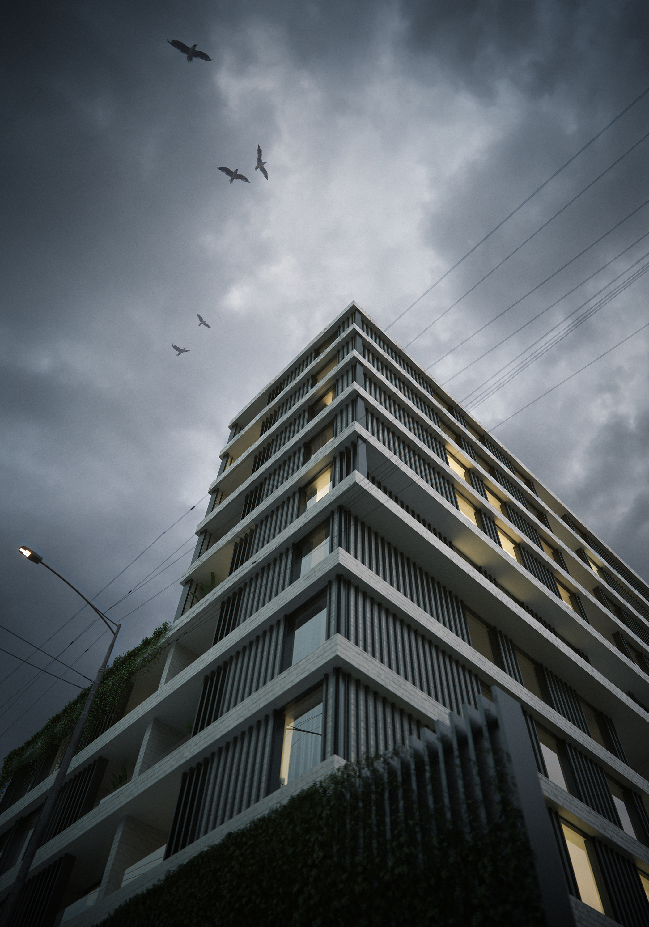 3D Visualization of a residential block in Vancouver by Lunas ...