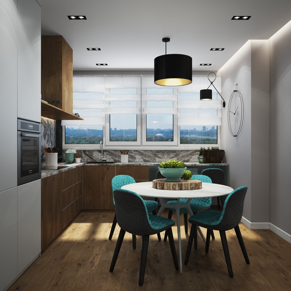 Interior of cozy studio by archviz-studio - Architizer