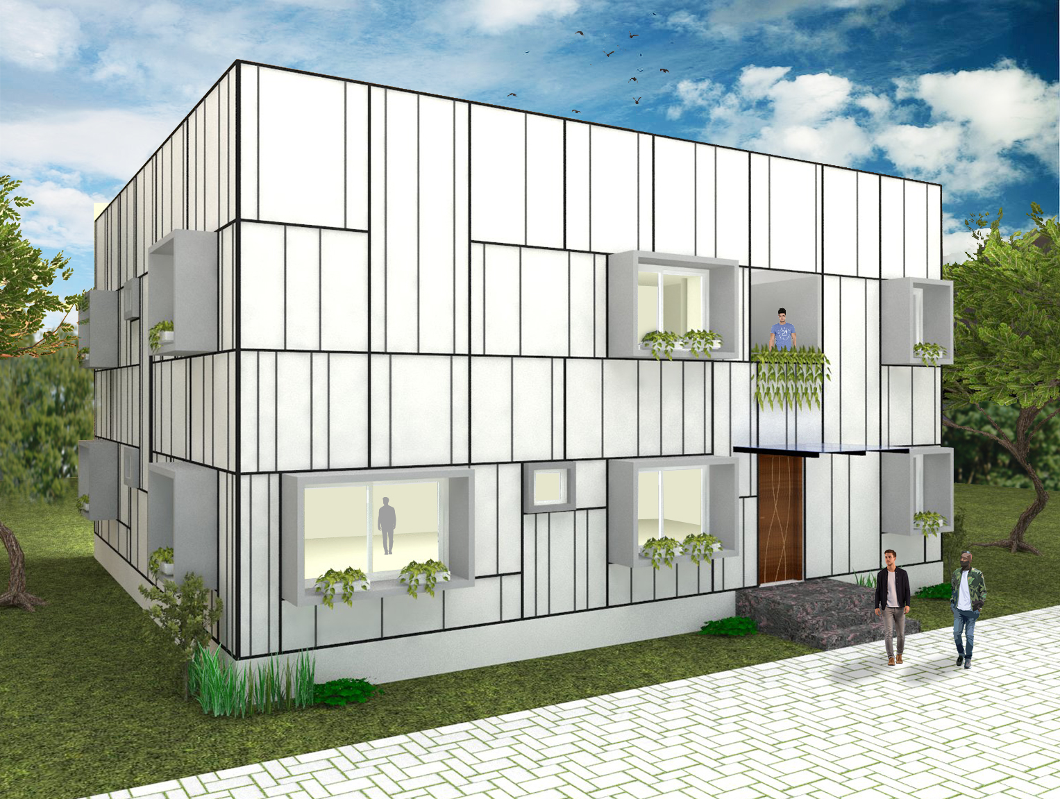 veiled commercial complex by A.J Architects - Architizer