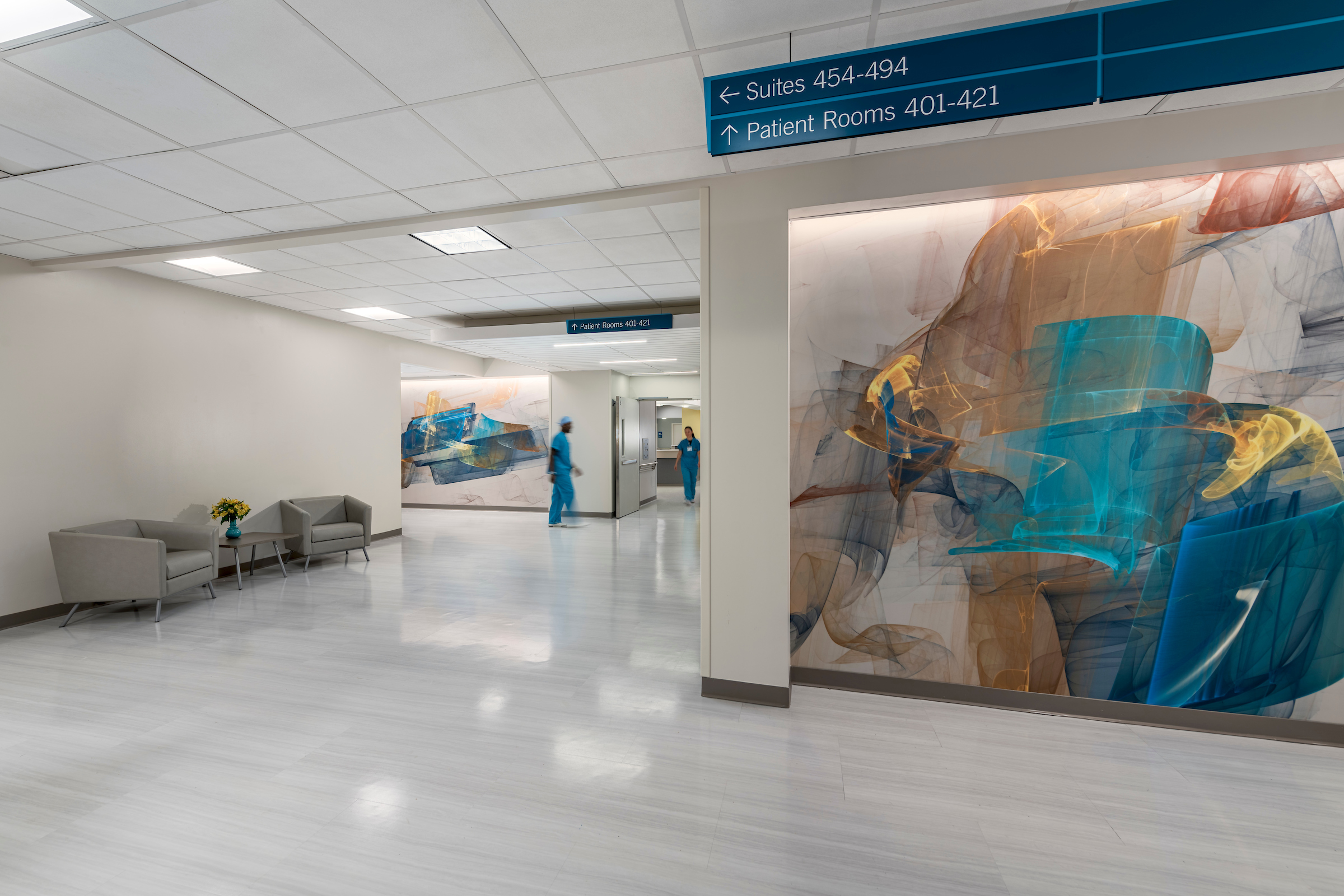 Virginia Hospital Center 4A Patient Unit Renovation by CPI Productions ...