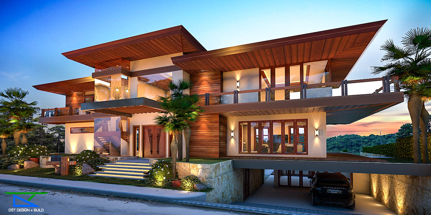 “𝗧𝗛𝗘 𝗧𝗥𝗘𝗘 𝗛𝗢𝗨𝗦𝗘” (Multi Level Residential house) by DST Design + Build ...