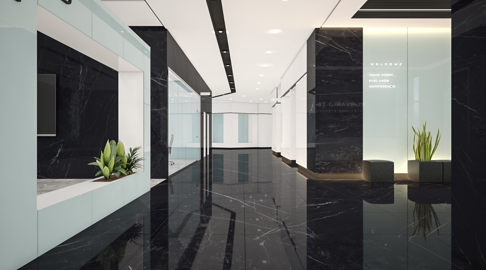 Morvarid Residential Tower Lobby (DelvarAfzar Tower) by Ordibehesht ...