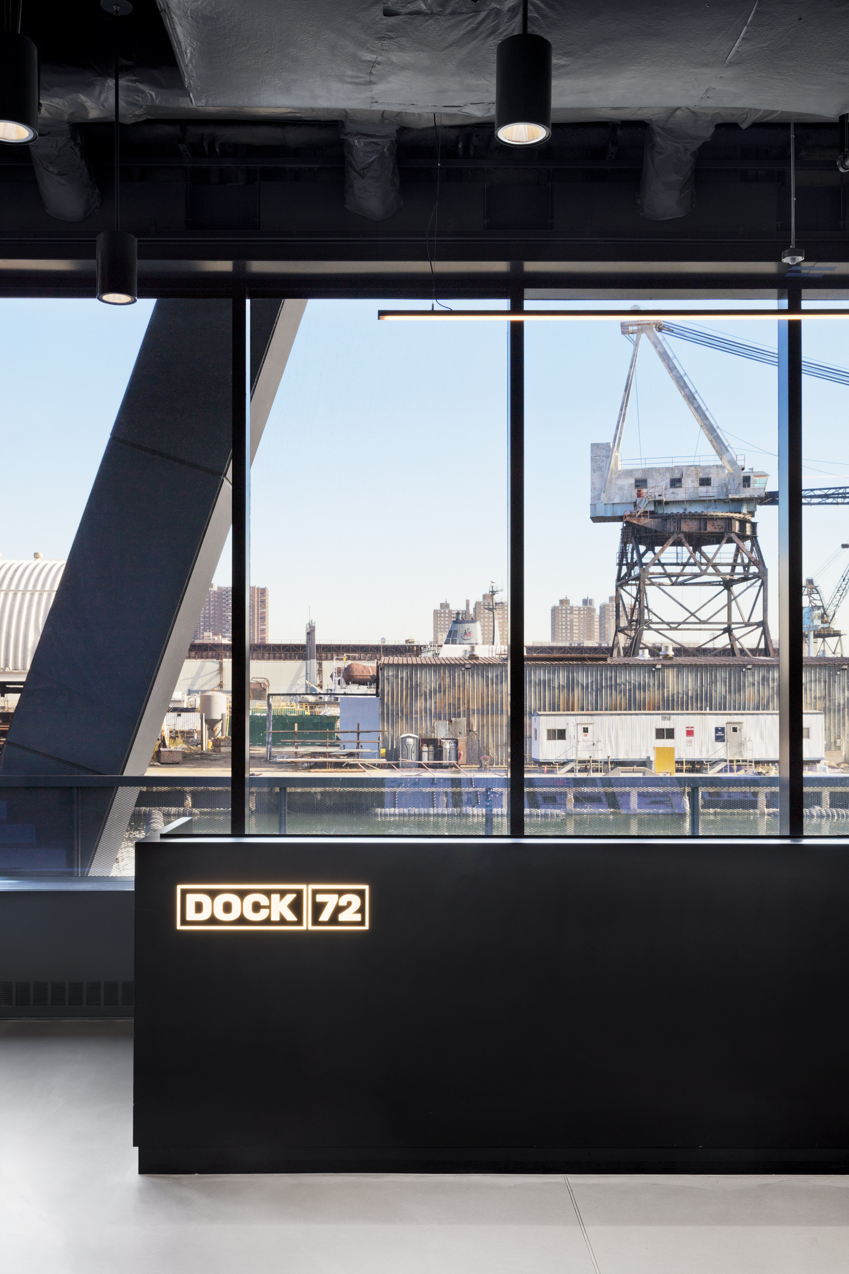 Dock 72 Lobby at Brooklyn Navy Yard by Fogarty Finger - Architizer