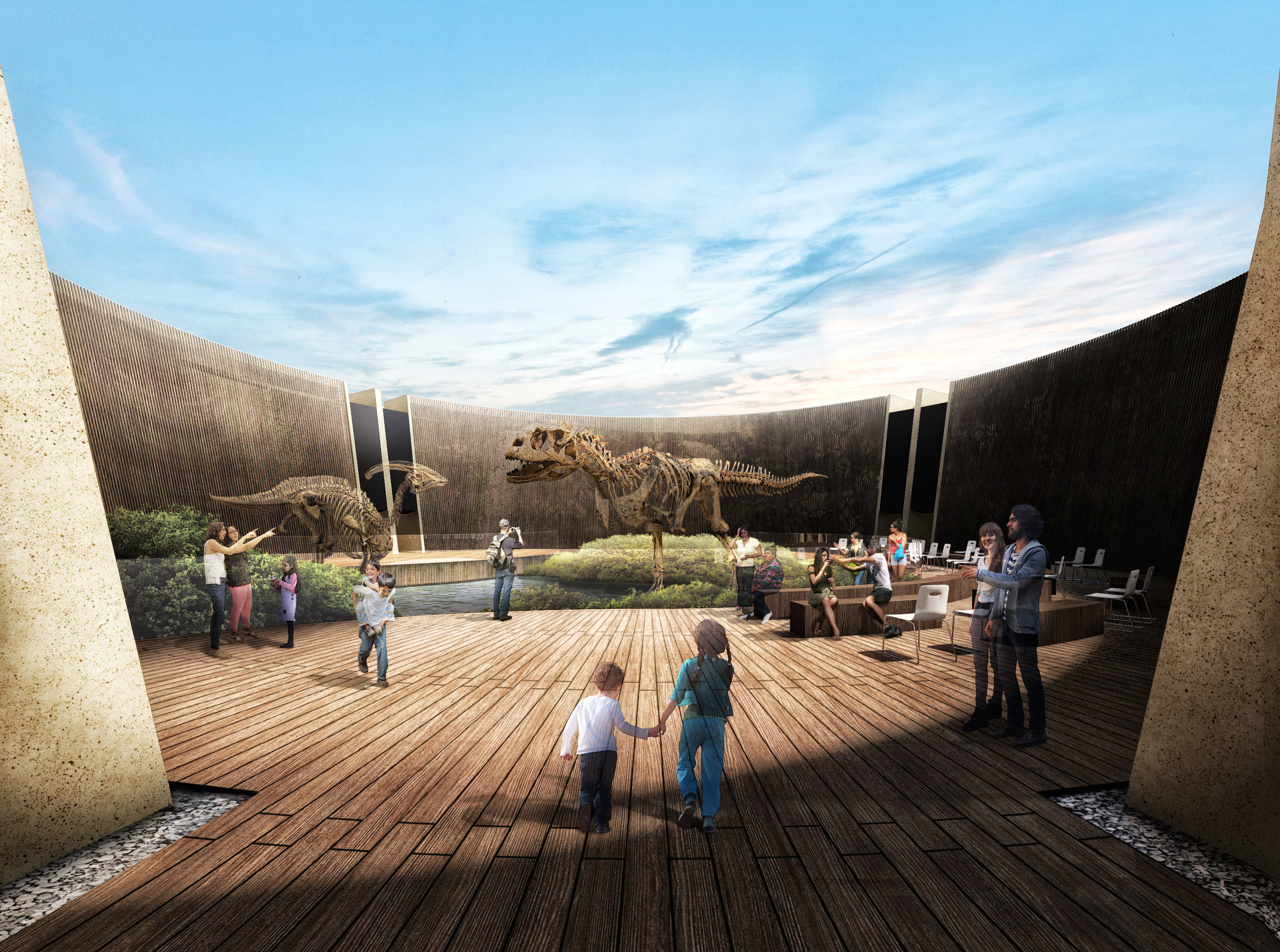 Viewpoint plaza park by Studio 360 - Architizer