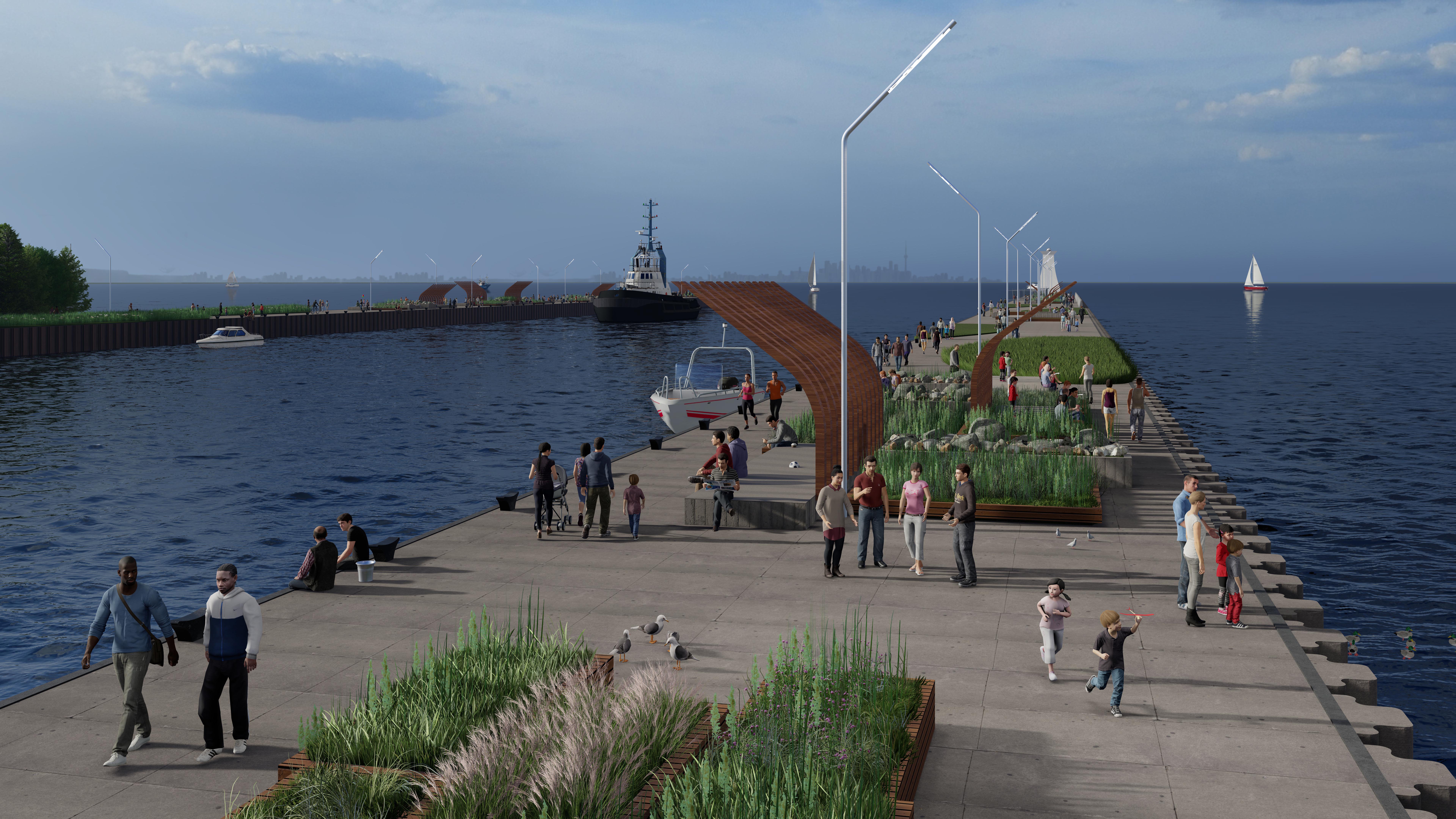 Fisherman's Pier District Concept Plan by Civicplan - Architizer