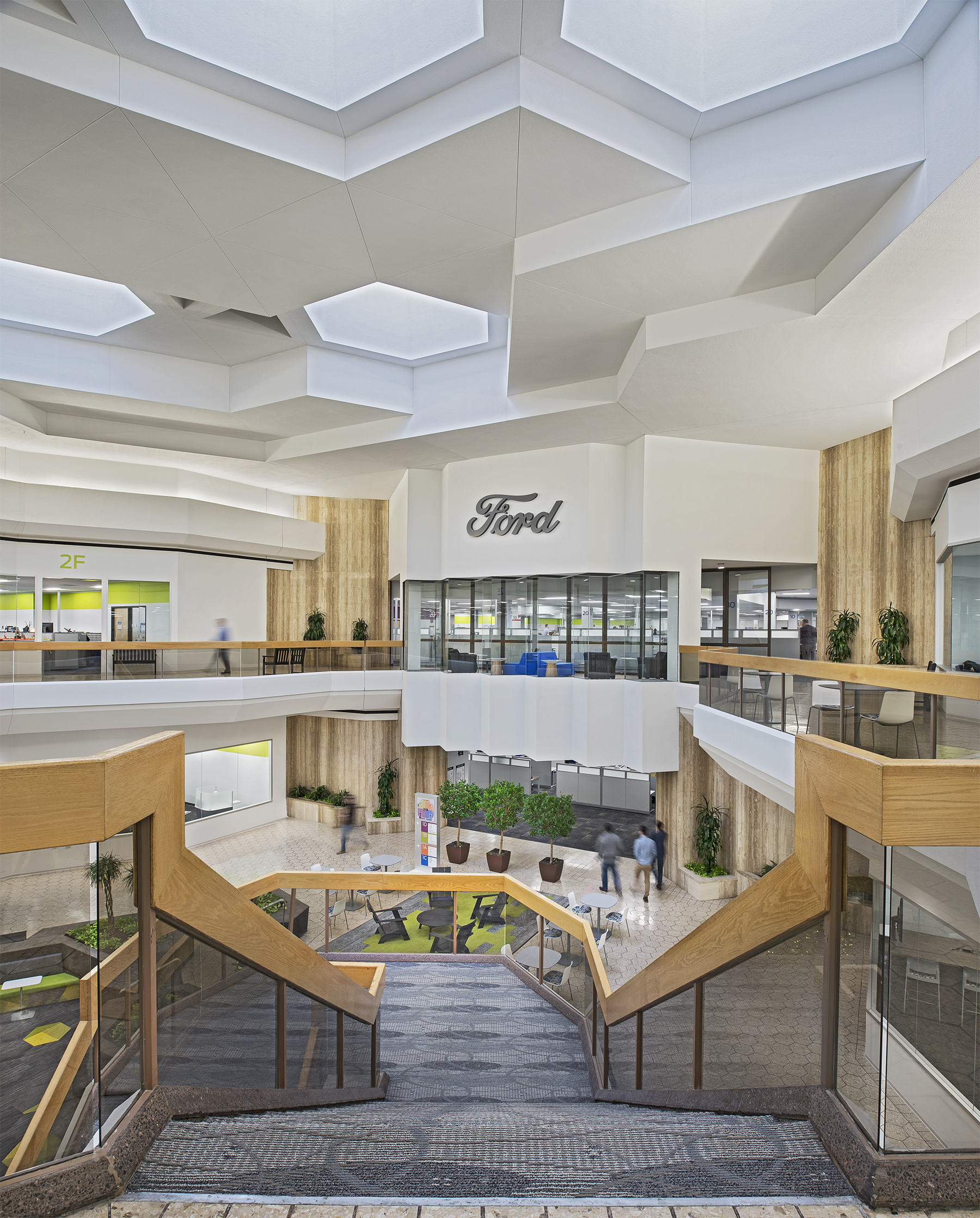 Ford's Conversion of Unused Mall to Offices by Ghafari Associates ...