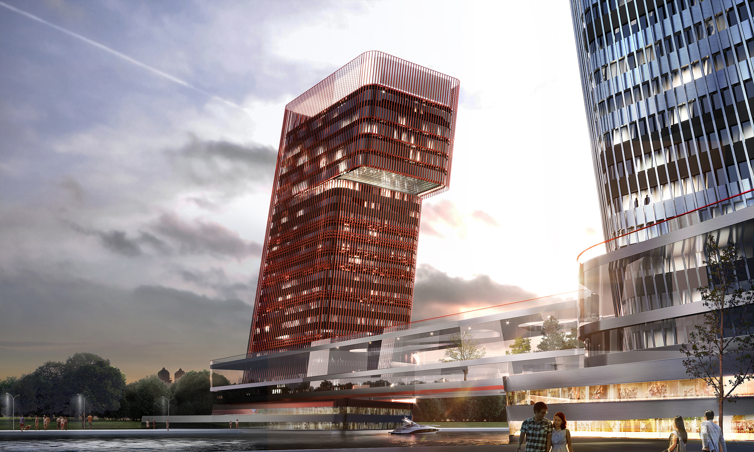 Multifunctional Center Triathlon Towers by APEX project bureau - Architizer