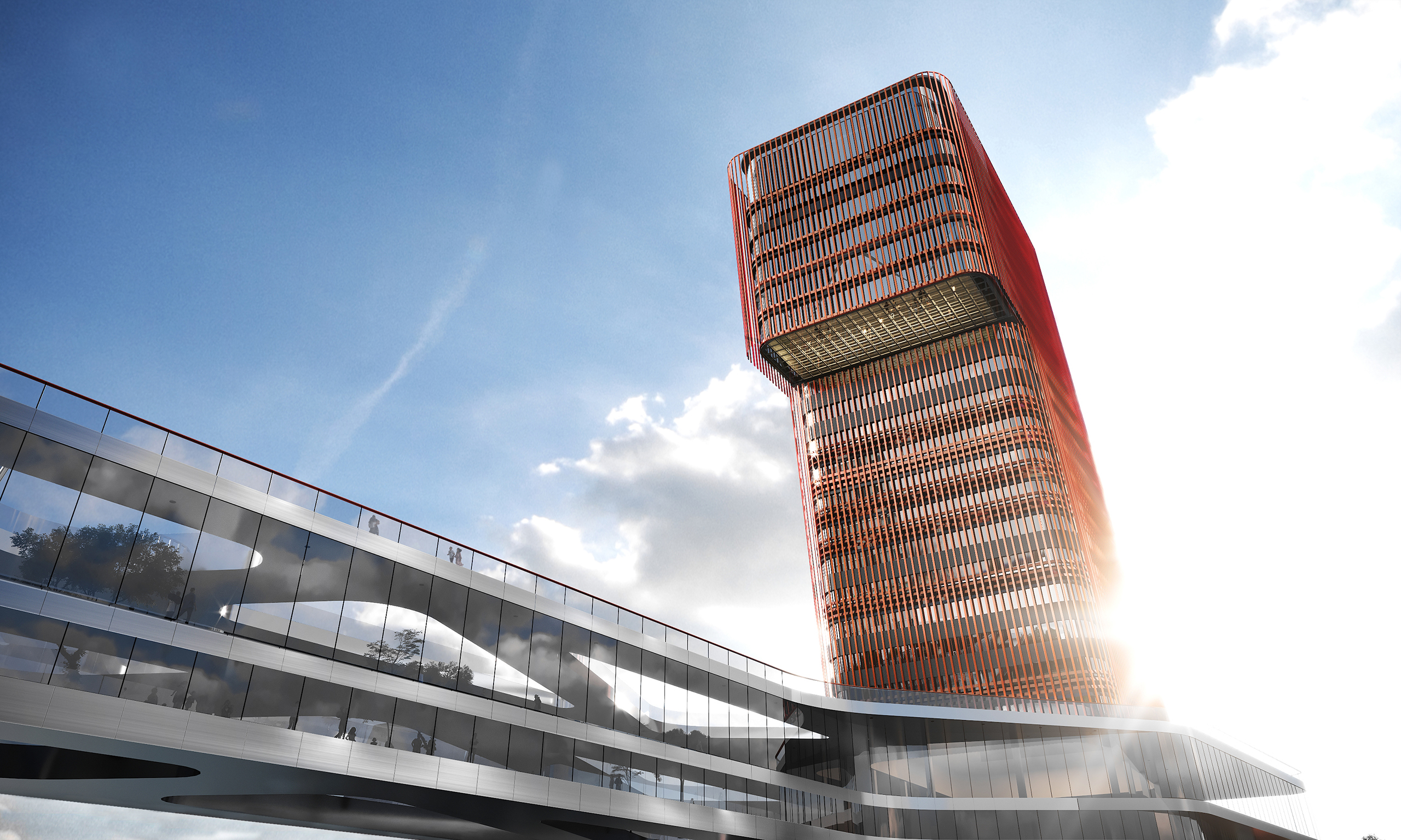 Multifunctional Center Triathlon Towers by APEX project bureau - Architizer