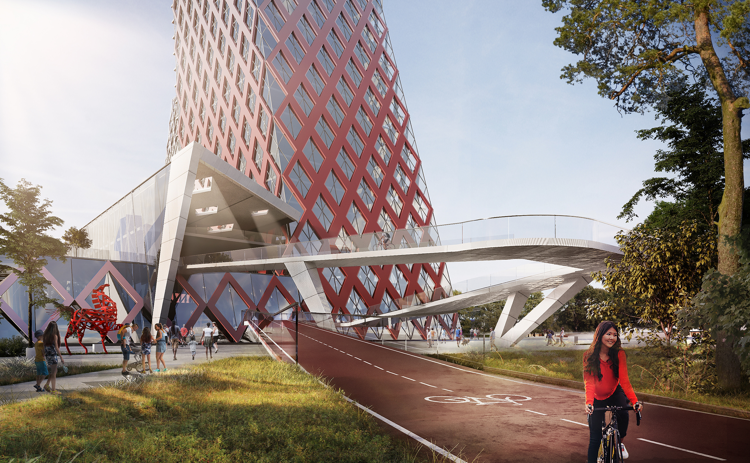 Multifunctional Center Triathlon Towers by APEX project bureau - Architizer