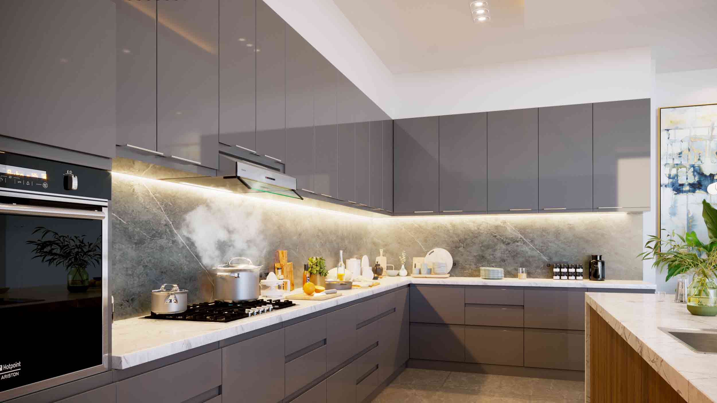 GRAY KITCHEN by Region Render Studio - Architizer