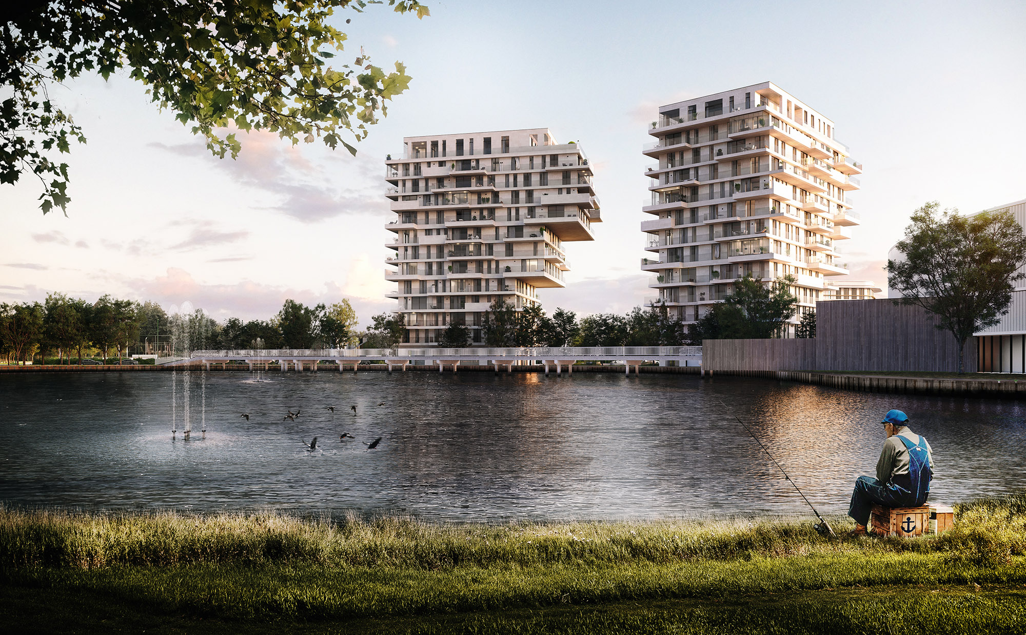Waterfront Waregem by B2Ai architects - Architizer