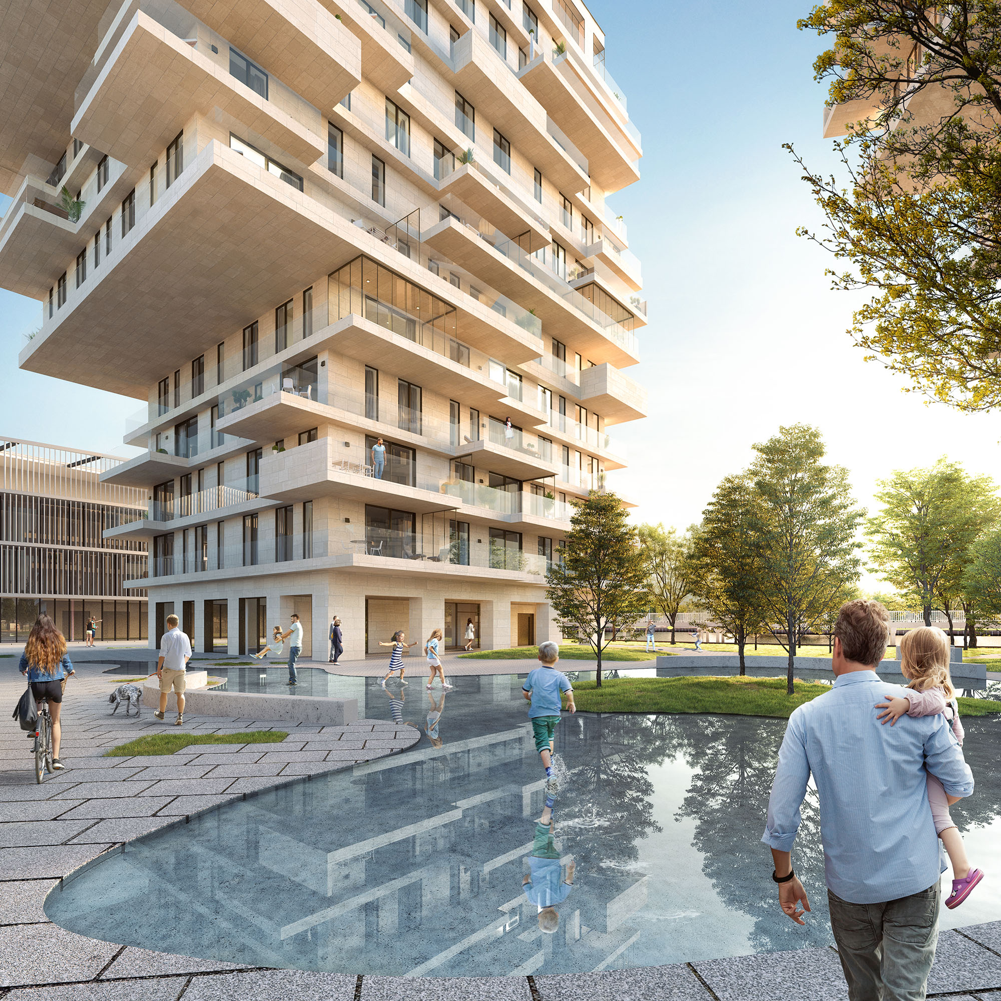 Waterfront Waregem by B2Ai architects - Architizer