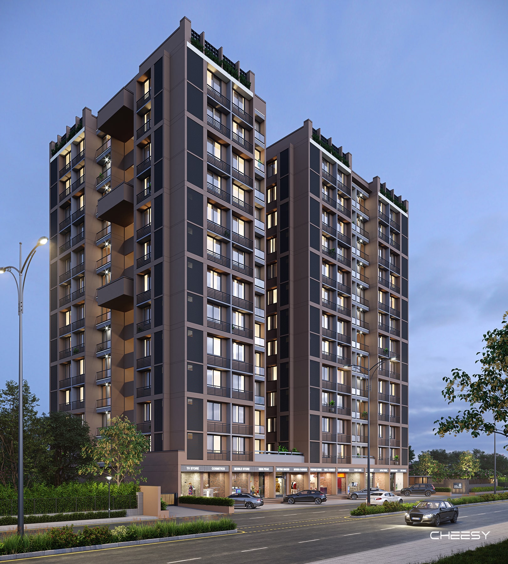 Building 3D Walkthrough Animation by THE CHEESY | VISUAL STUDIO ...