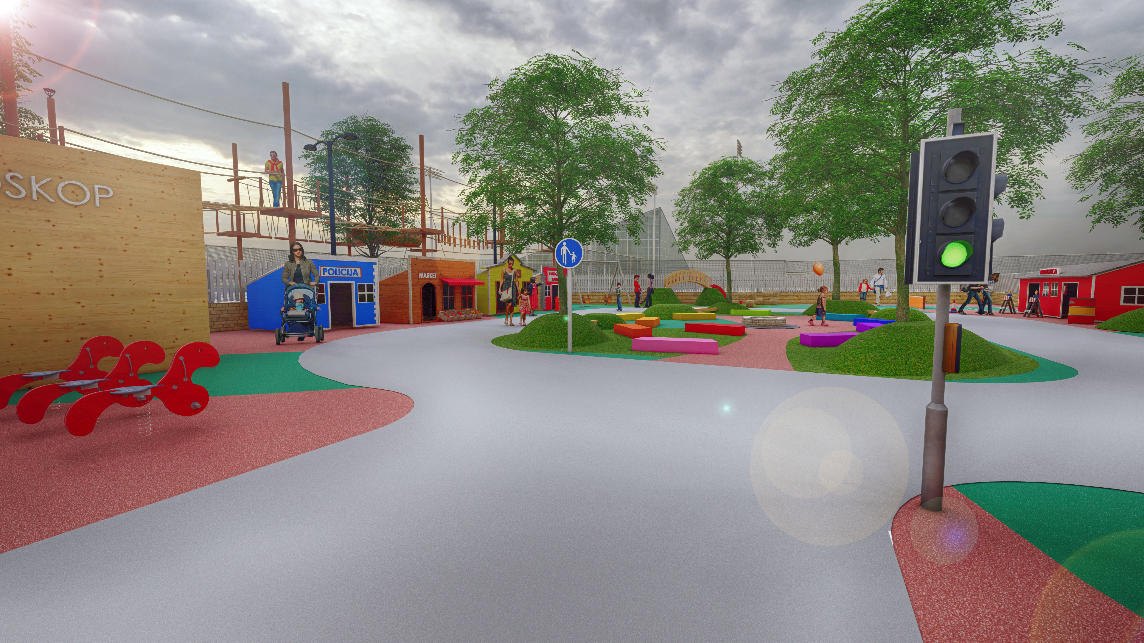 Mini City playground for Kids by ARSA architects - Architizer